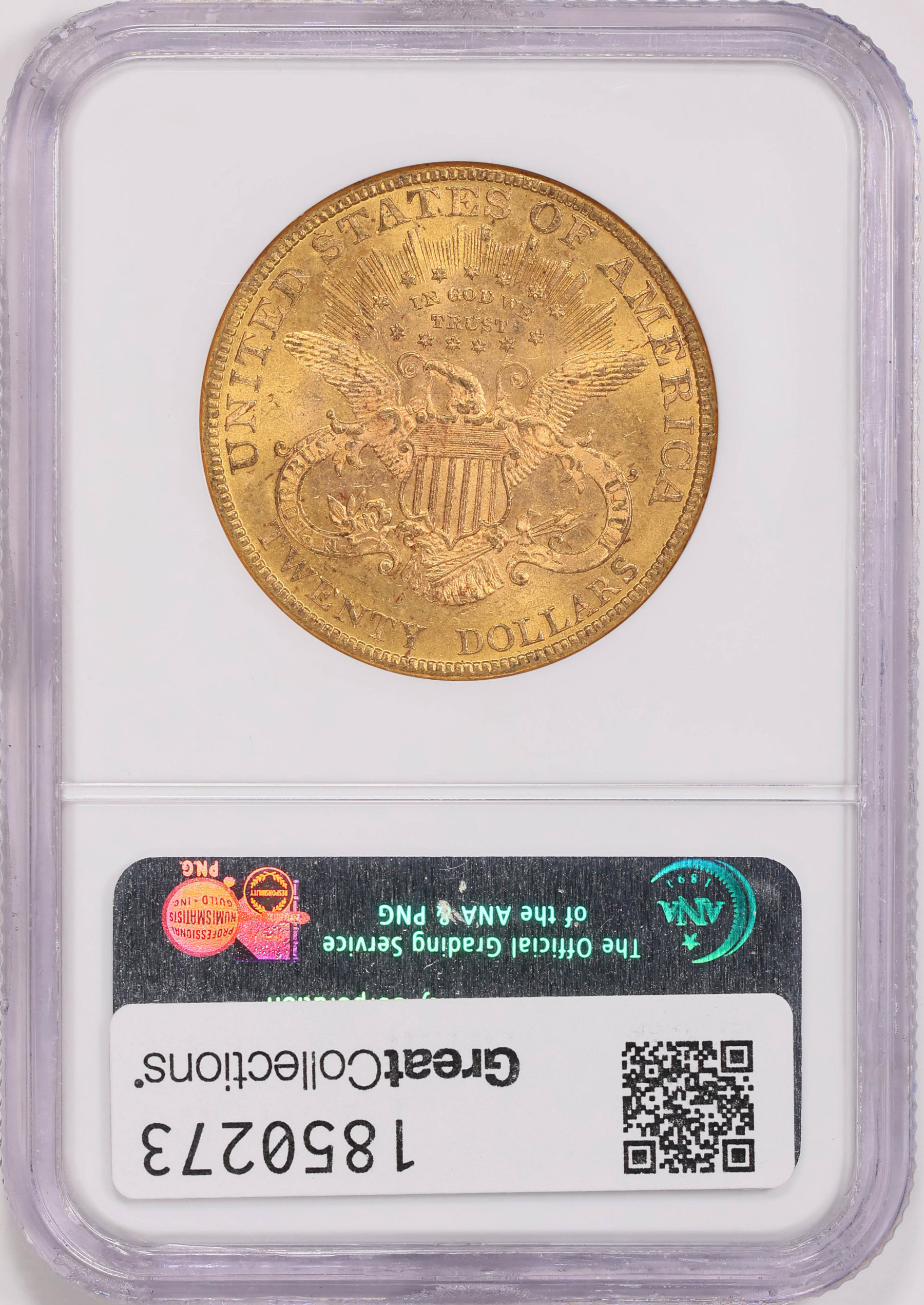1890 Liberty Gold Double Eagle NGC MS-61 (Item 1850273 ...