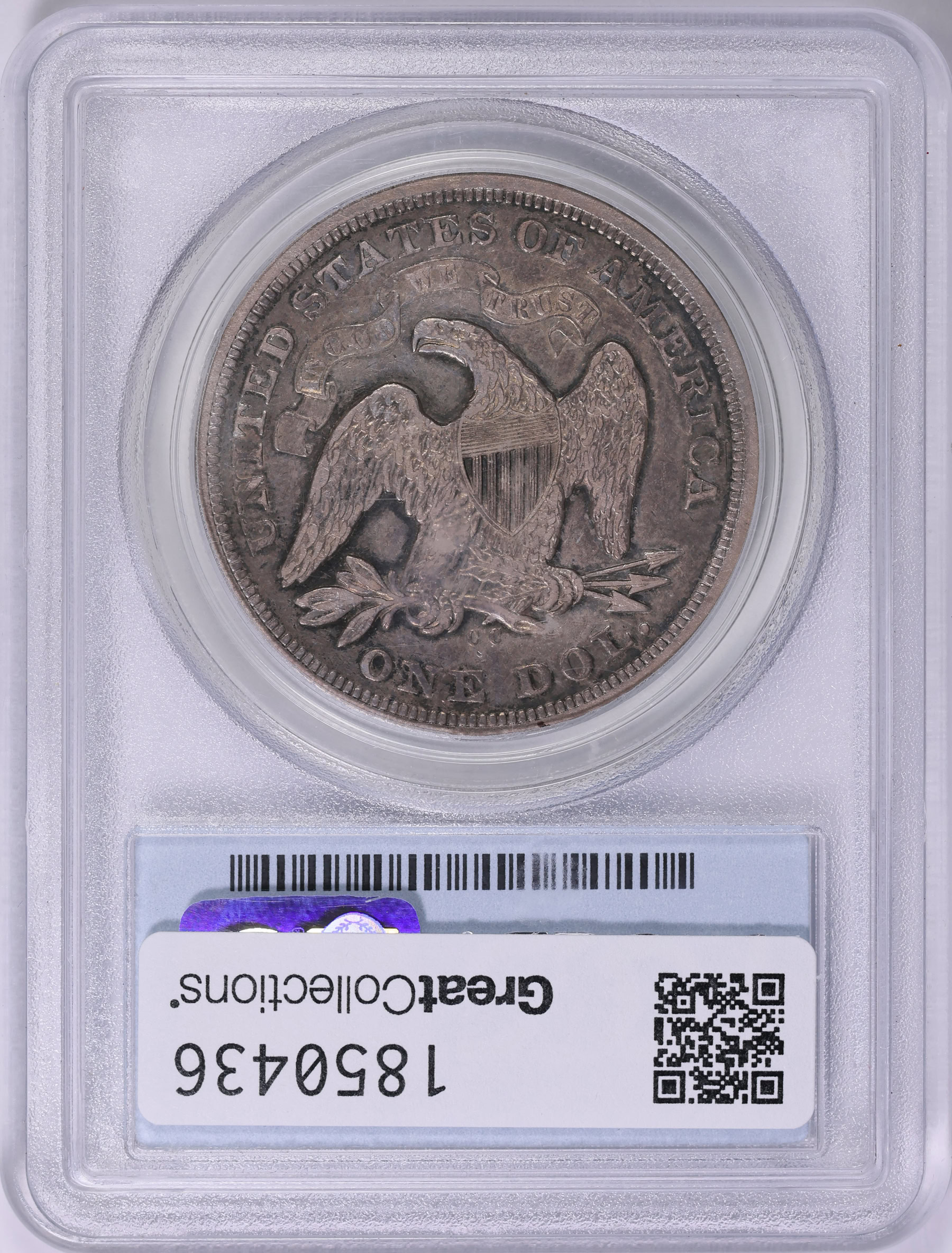 1870-CC Seated Liberty Silver Dollar PCGS VF-35 (Item 1850436) | GreatCollections Coin Auctions