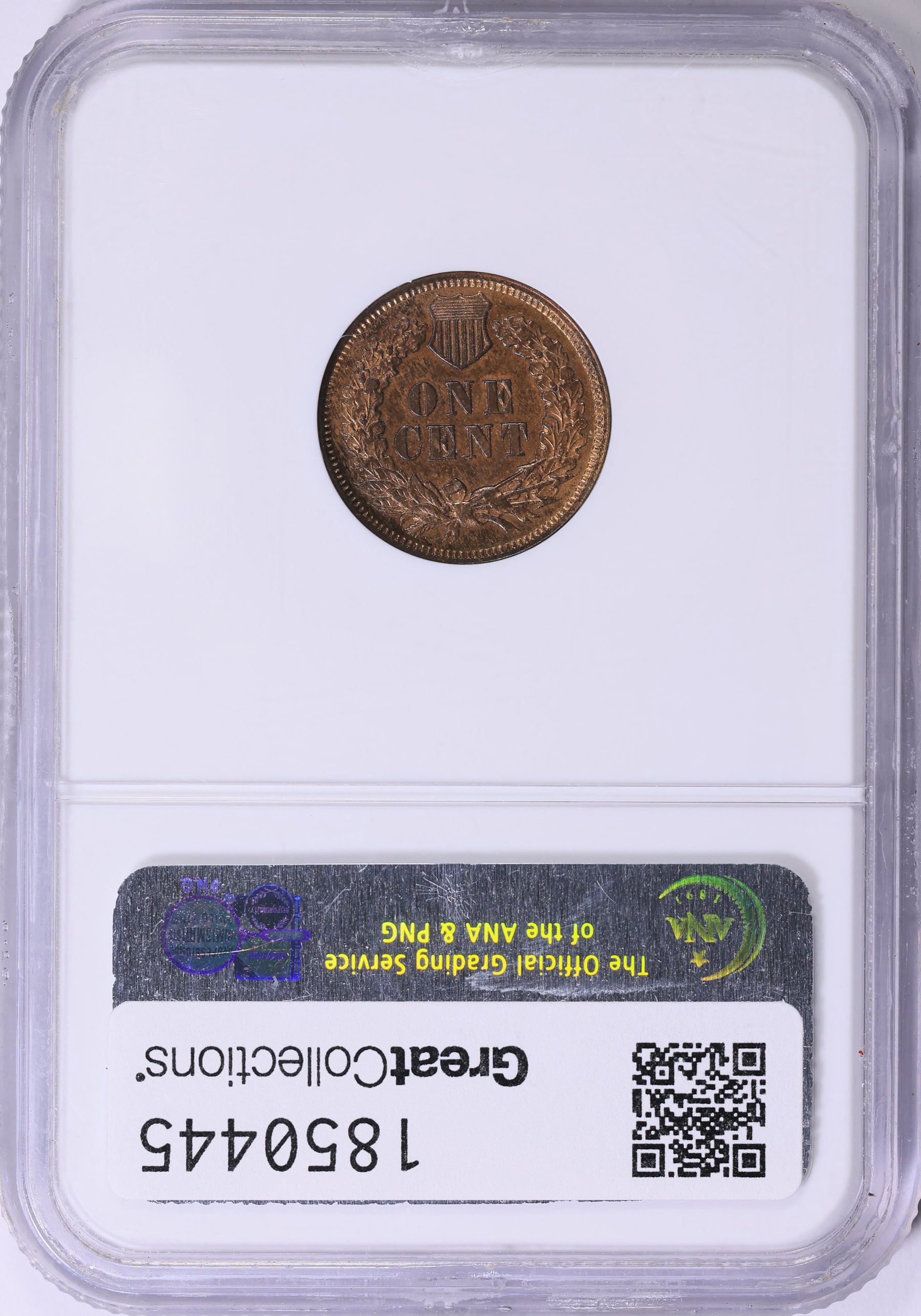1877 Indian Cent NGC Proof-64 RB (Item 1850445) | GreatCollections Coin Auctions