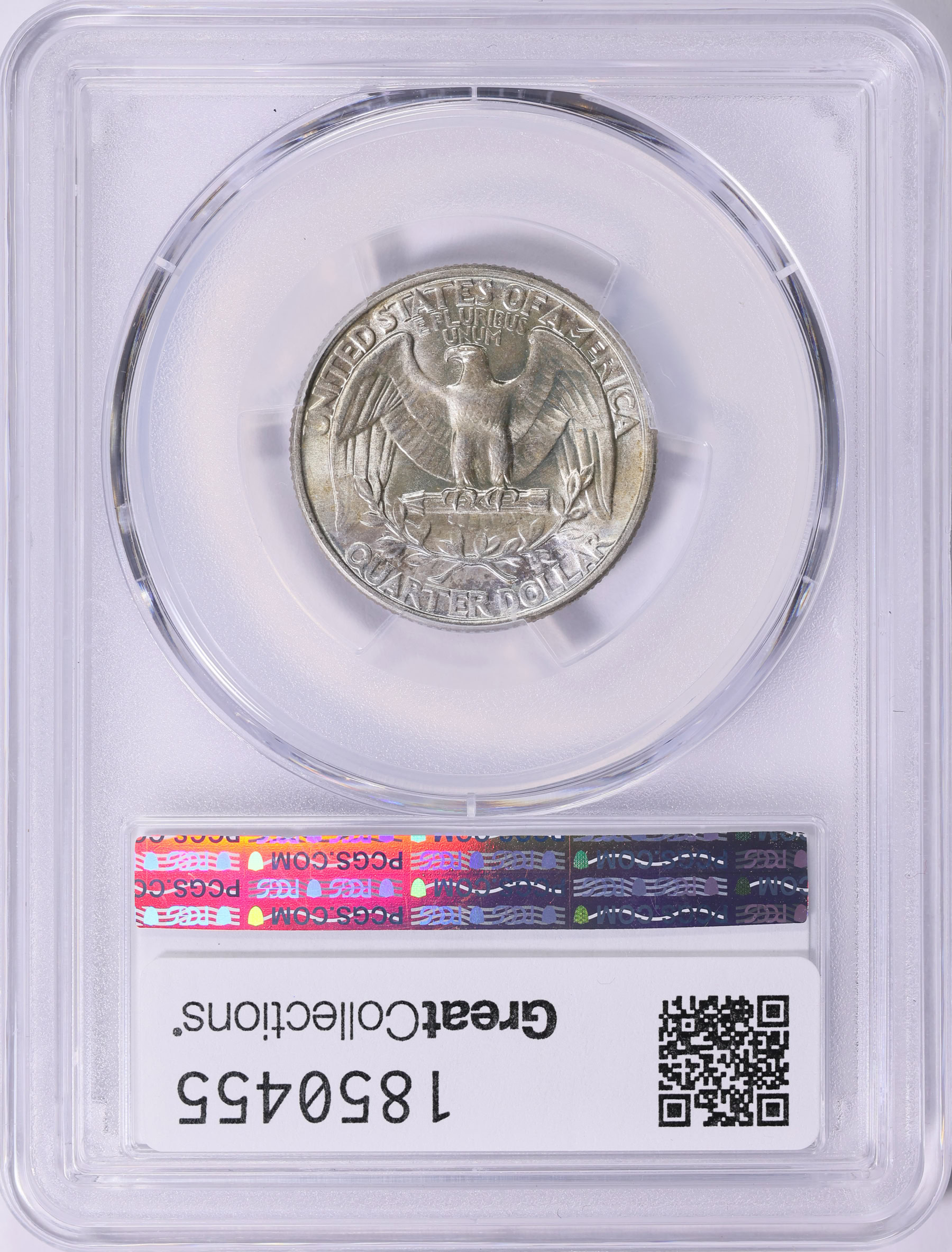 1932 Washington Quarter PCGS MS-66+ (Toned) (Item 1850455) | GreatCollections Coin Auctions