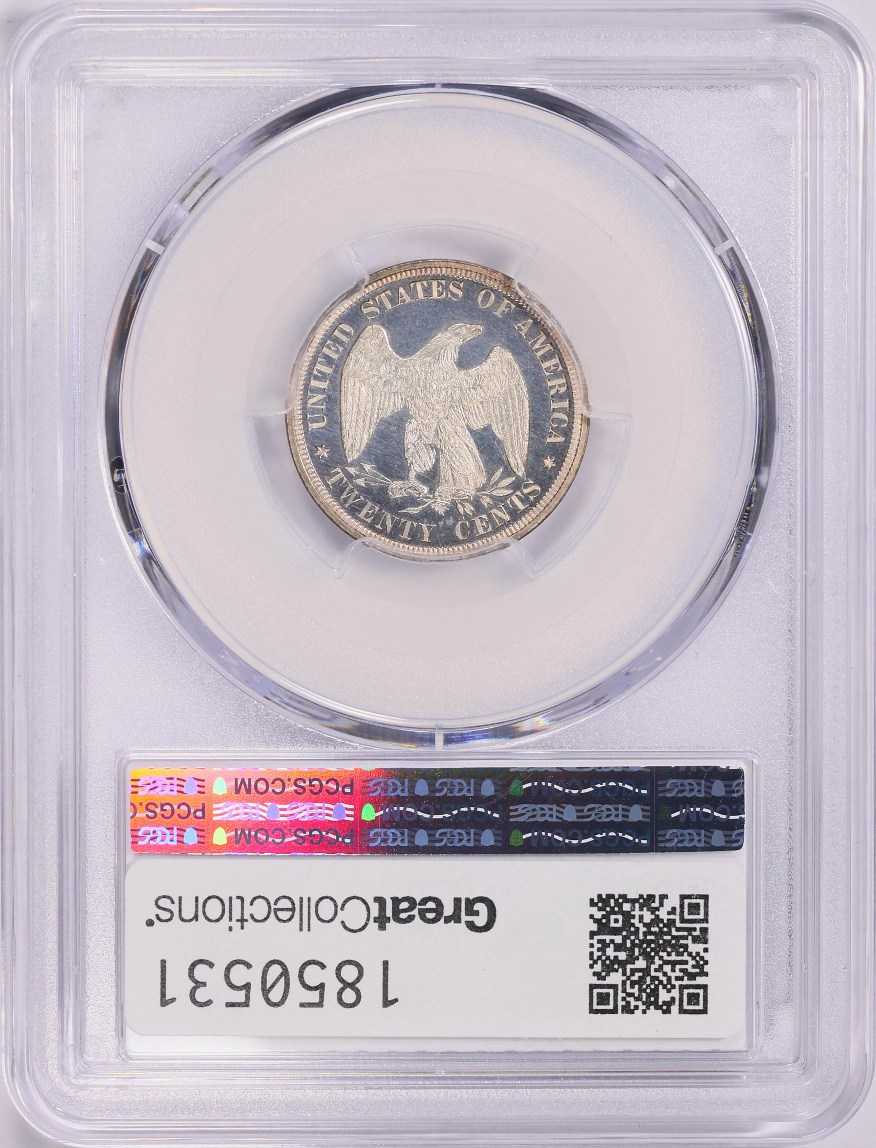 1877 Twenty-Cent Piece PCGS Proof-64 DCAM (Item 1850531 ...