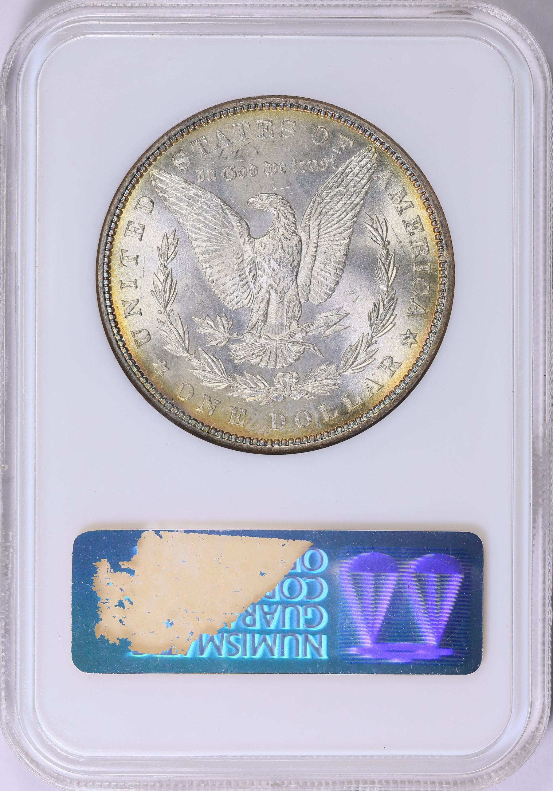 1886 Morgan Silver Dollar NGC MS-64 (CAC Green) (Toned) OH (Item 1850592) | GreatCollections ...