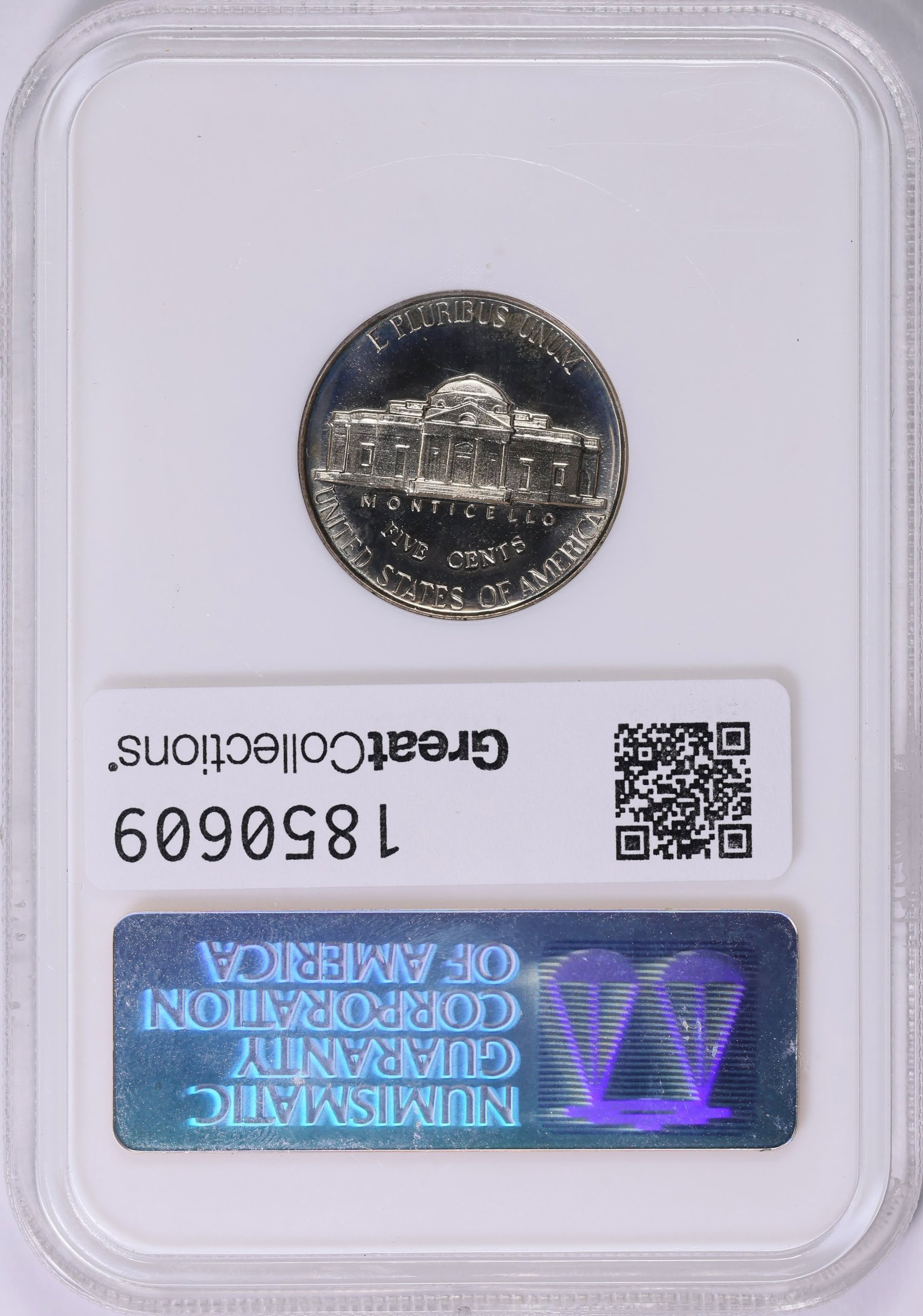 1952 Jefferson Nickel NGC Proof-68 OH (Item 1850609) | GreatCollections Coin Auctions