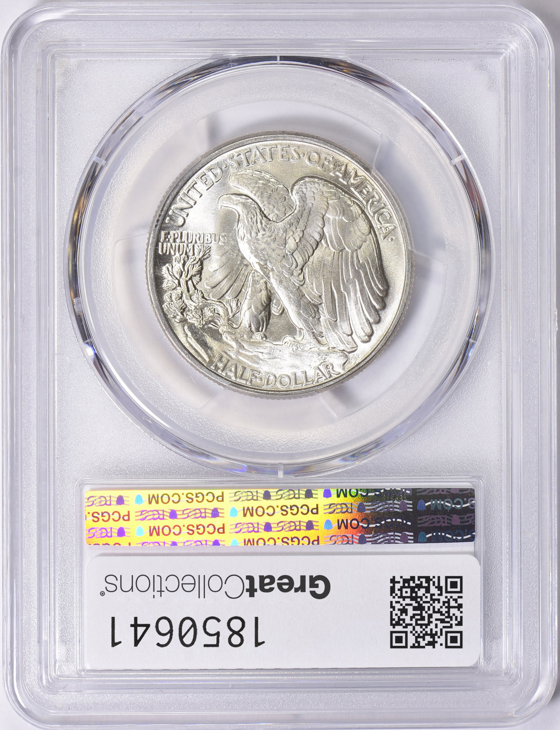 1944 Walking Liberty Half Dollar PCGS MS-66+ (CAC Green) (Item 1850641) | GreatCollections Coin ...