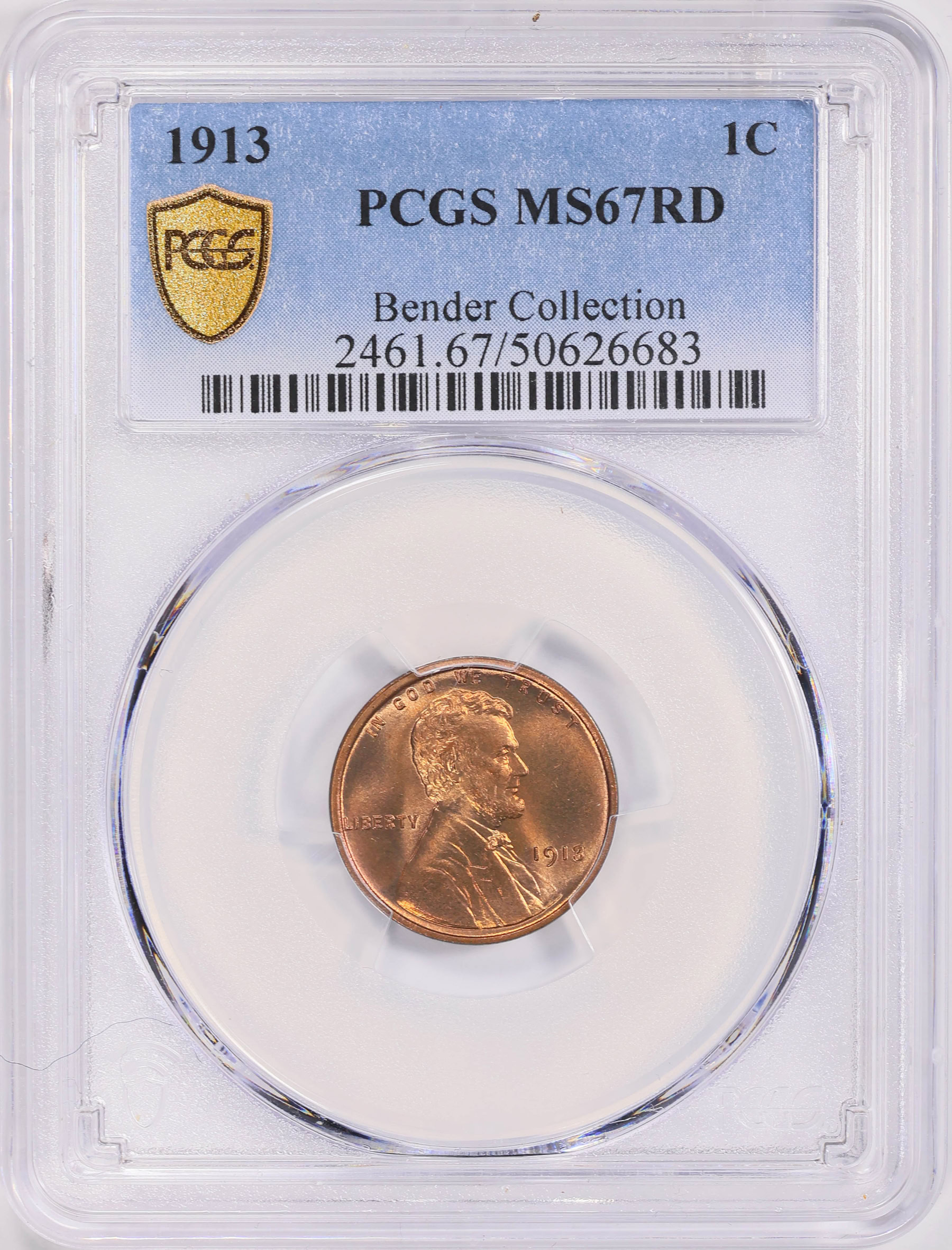 1913 Lincoln Cent PCGS MS-67 RD (Bender Collection) (Item 1850687 ...