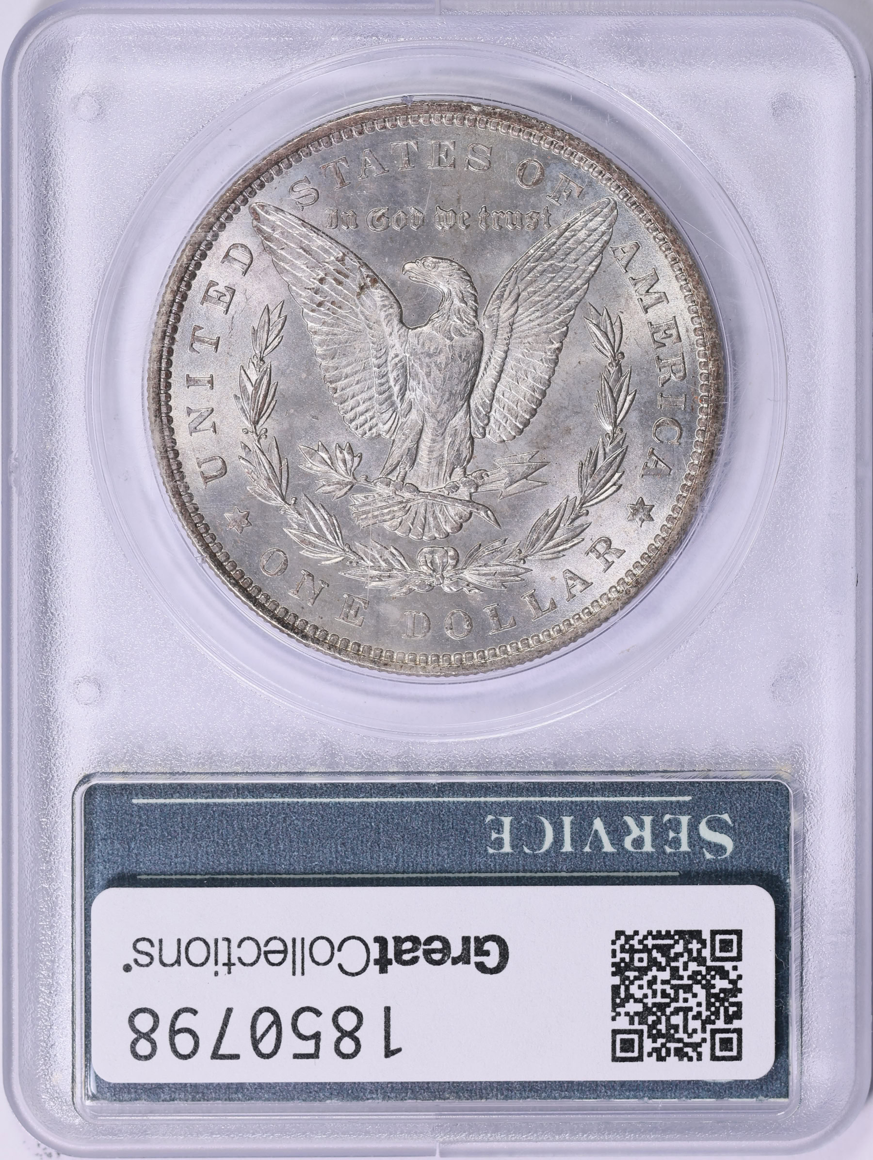 1887 Morgan Silver Dollar PCGS MS-64 OGH (1st Gen) (Item 1850798) | GreatCollections Coin Auctions