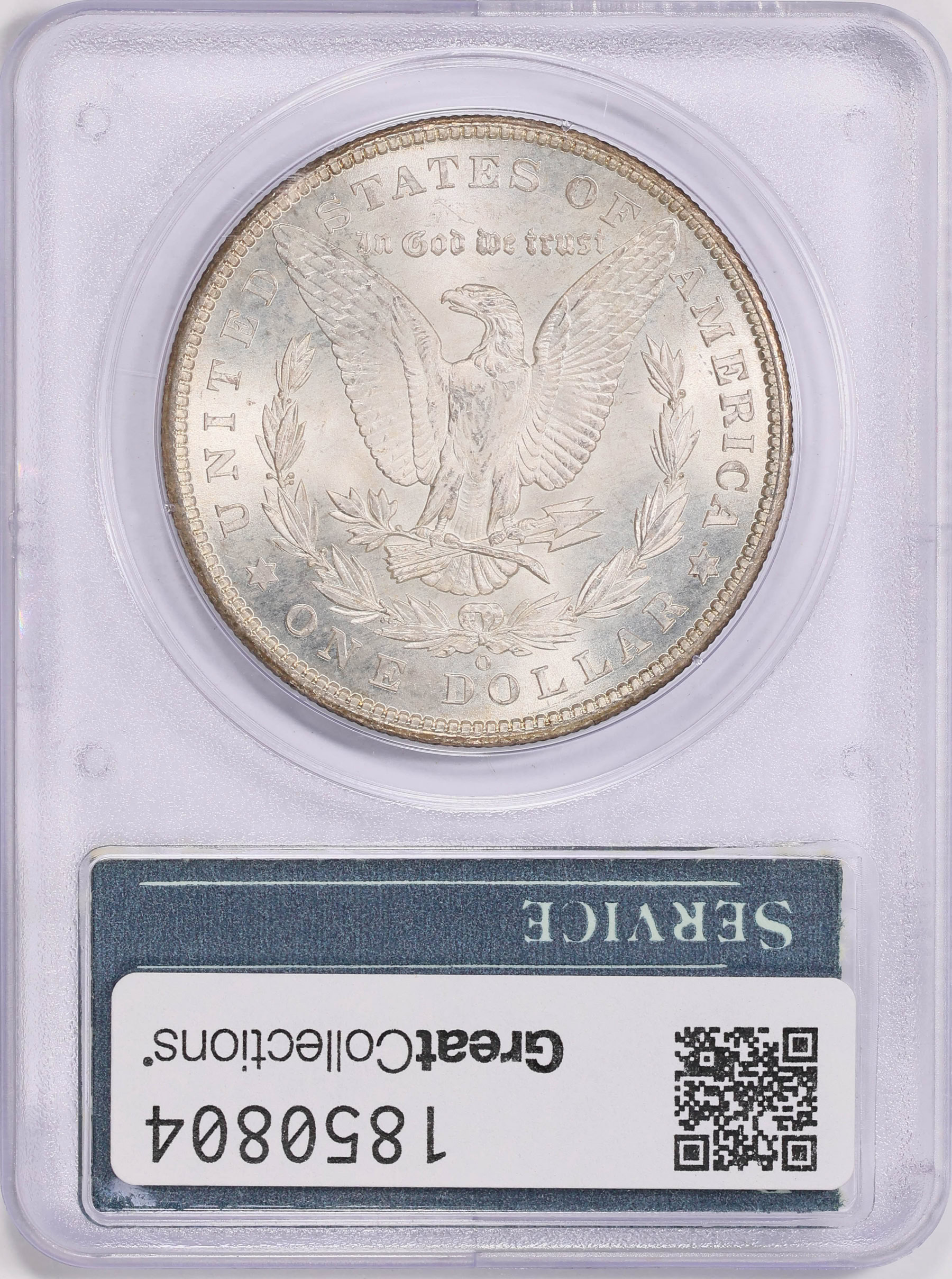 1902-O Morgan Silver Dollar PCGS MS-64 OGH (1st Gen) (Item 1850804) | GreatCollections Coin Auctions