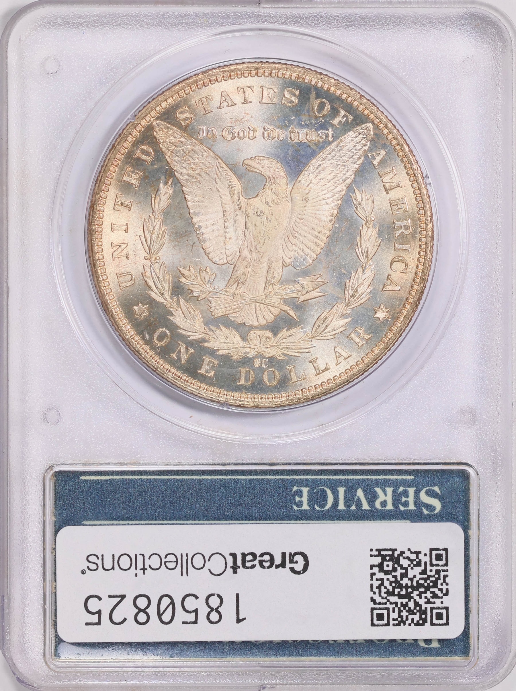 1883-CC Morgan Silver Dollar PCGS MS-64 OGH (1st Gen) (Item 1850825) | GreatCollections Coin ...