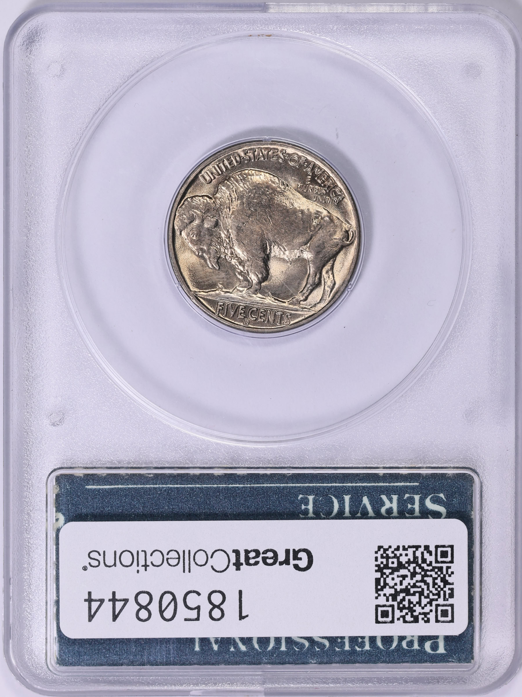1938-D Buffalo Nickel PCGS MS-65 OGH (1st Gen) (Item 1850844) | GreatCollections Coin Auctions