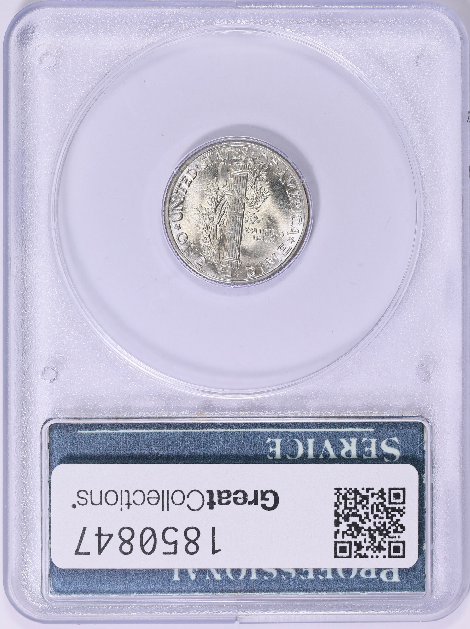 1939 Mercury Dime PCGS MS-66 (CAC Gold) (Toned) OGH (1st Gen) (Item 1850847) | GreatCollections ...