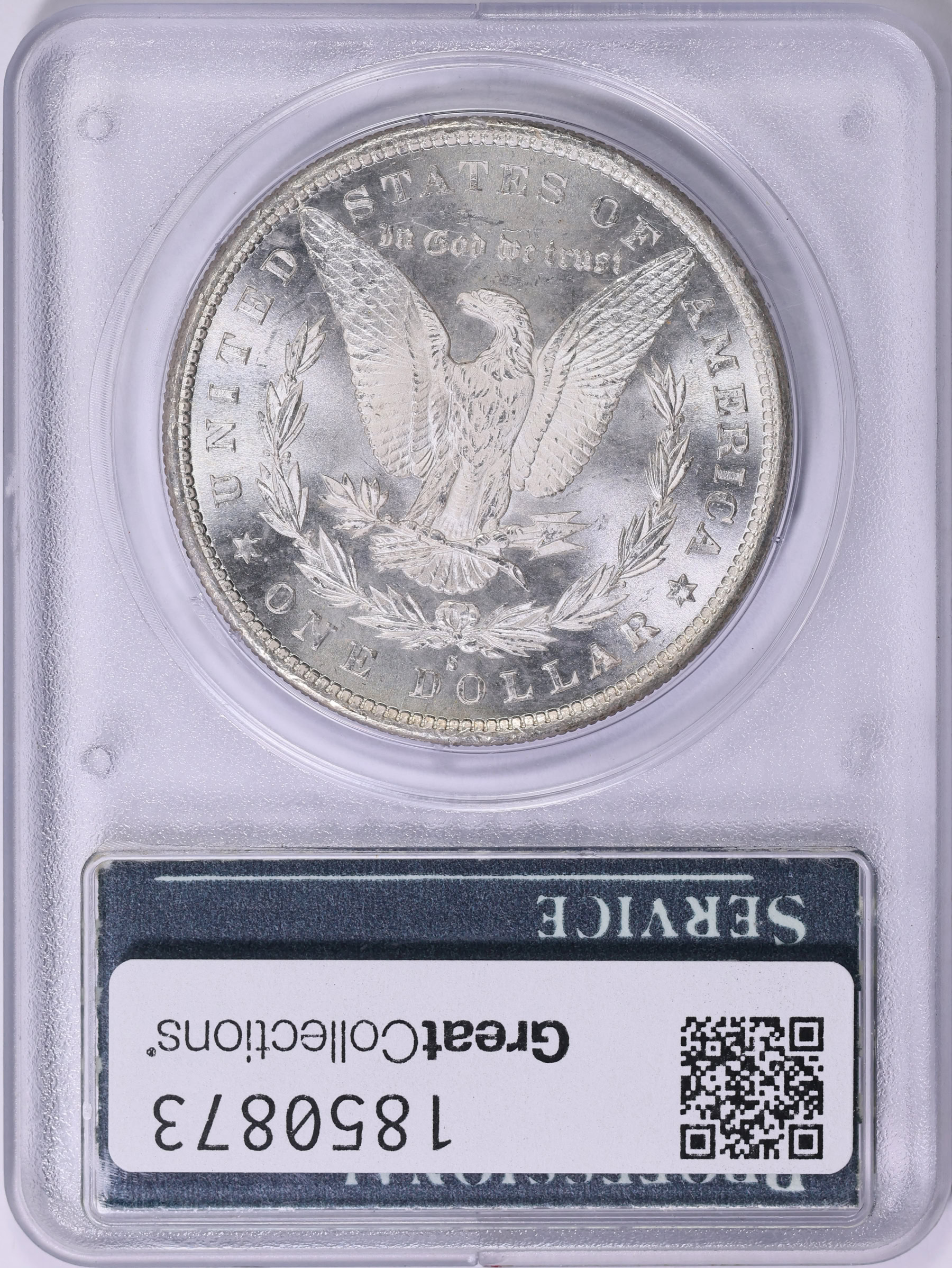 1880-S Morgan Silver Dollar PCGS MS-64 (CAC Green) OGH (1st Gen) (Item 1850873 ...