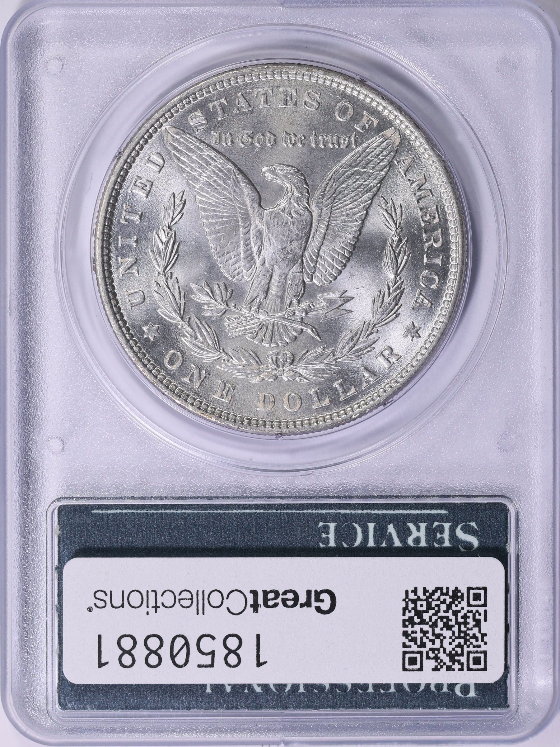 1886 Morgan Silver Dollar PCGS MS-64 (CAC Gold) OGH (1st Gen) (Item 1850881) | GreatCollections ...
