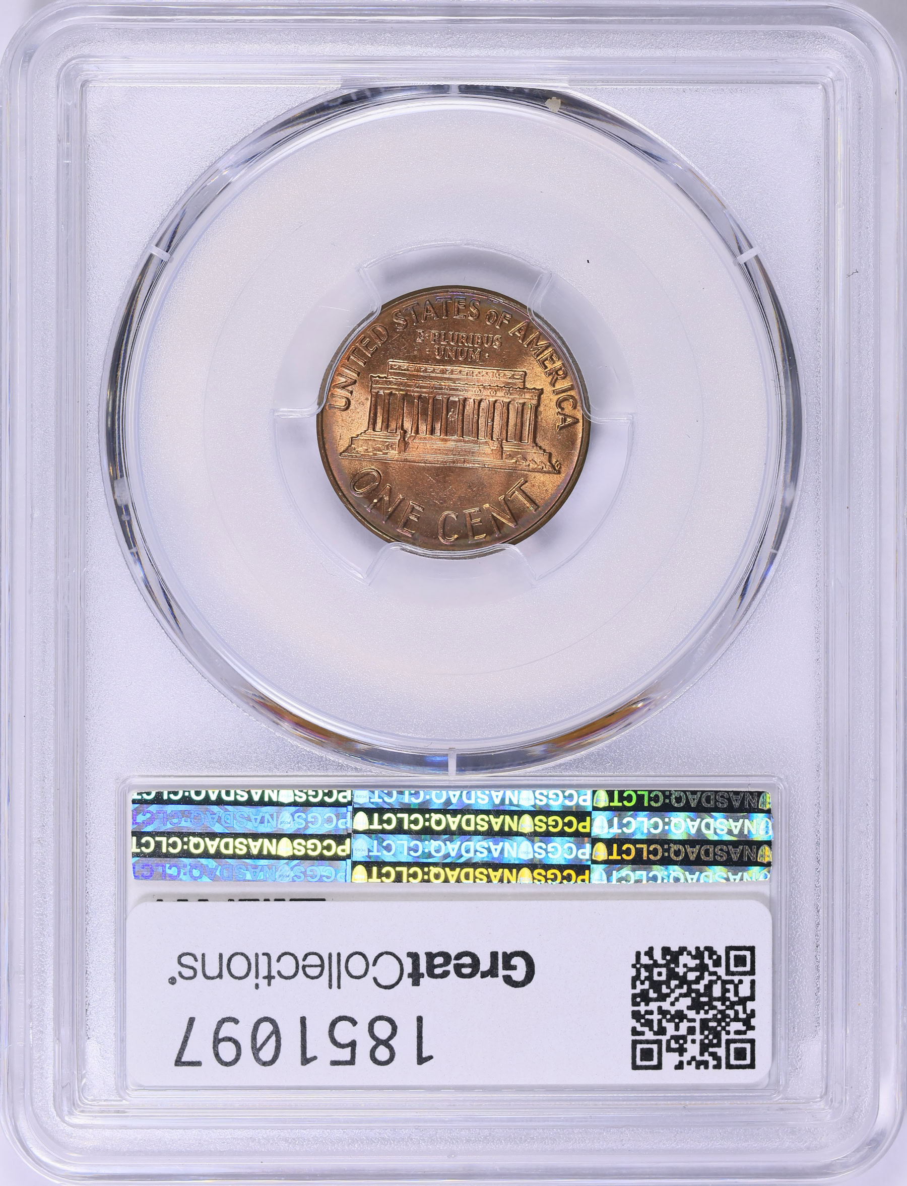 1964 Lincoln Cent PCGS MS-65 RB (Toned) (Item 1851097) | GreatCollections Coin Auctions
