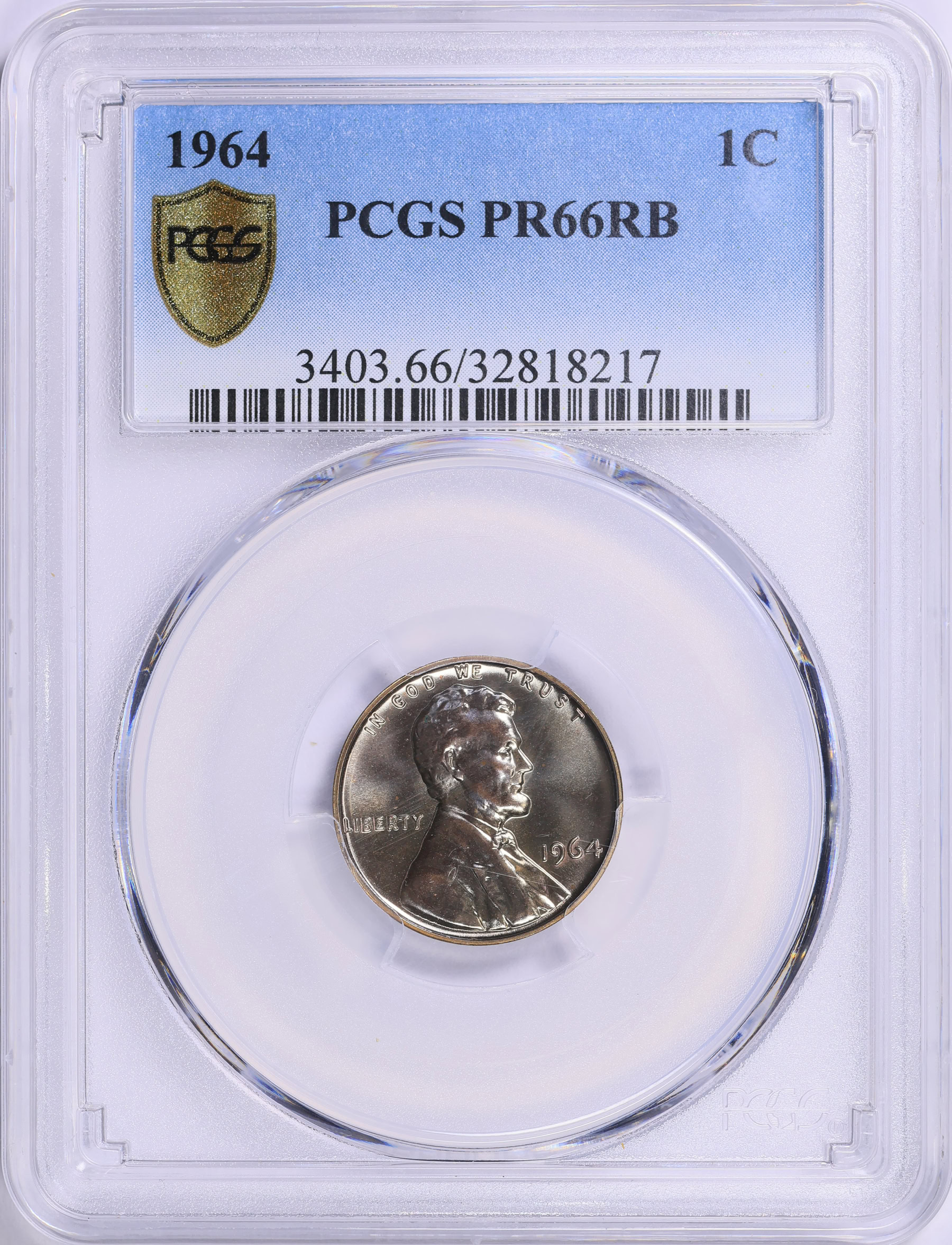 1964 Lincoln Cent PCGS Proof-66 RB (Toned) (Item 1851108 ...