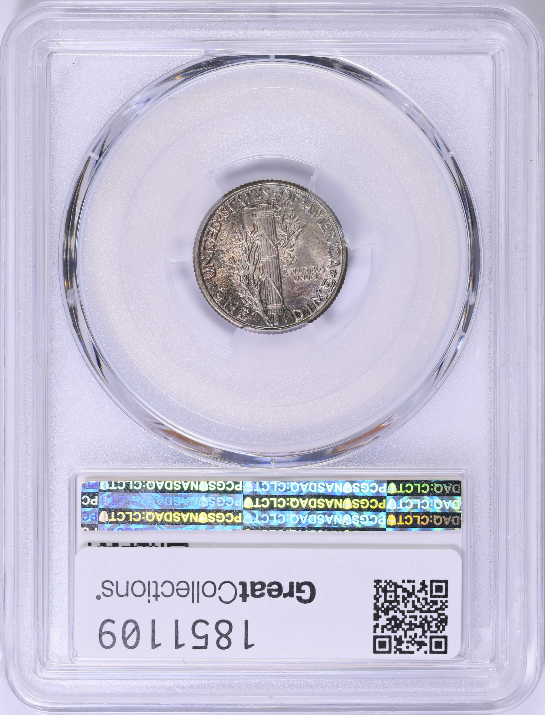 1930 Mercury Dime PCGS MS-63 (Toned) (Item 1851109) | GreatCollections Coin Auctions