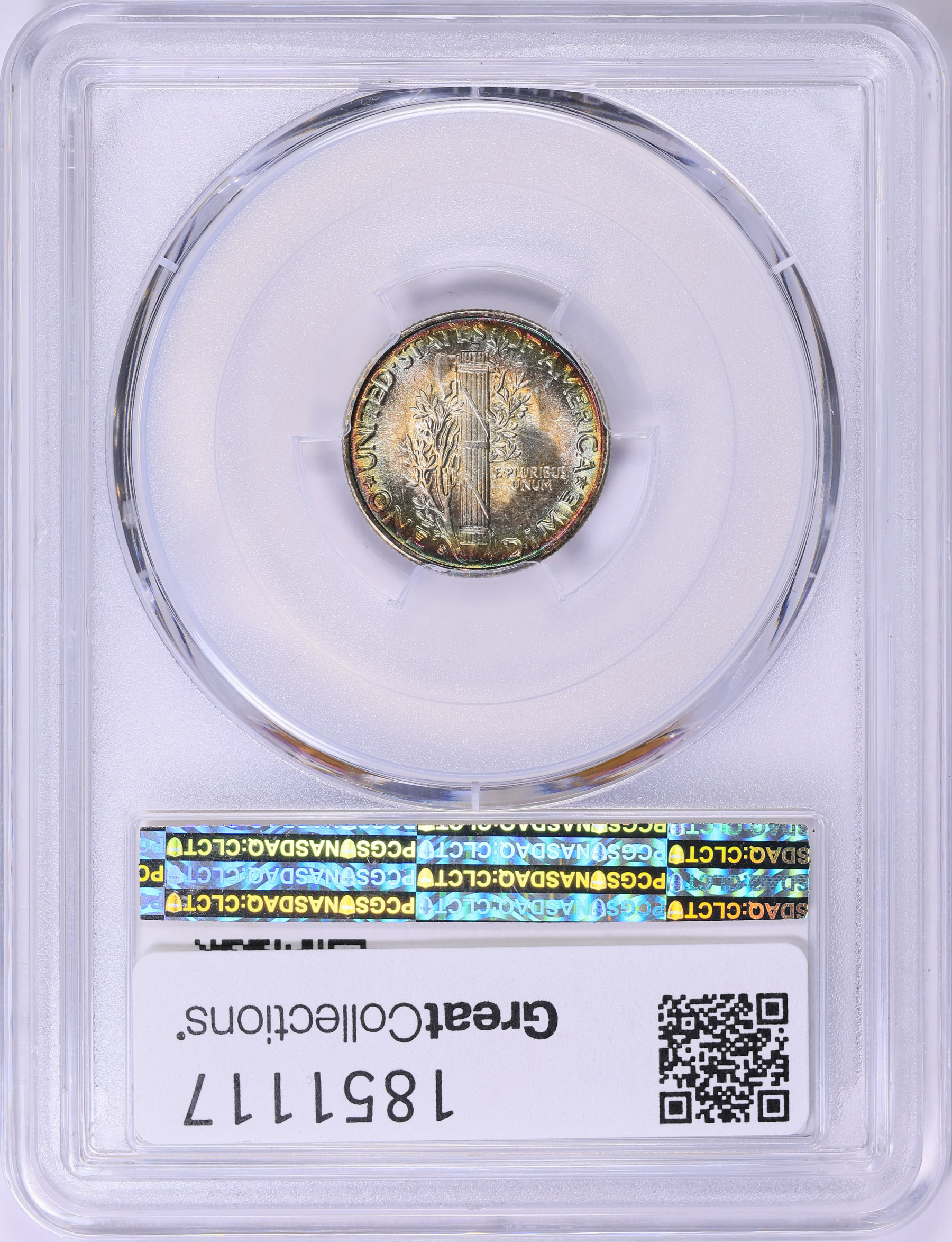 1944-S Mercury Dime PCGS MS-66 (Toned) (Item 1851117) | GreatCollections Coin Auctions