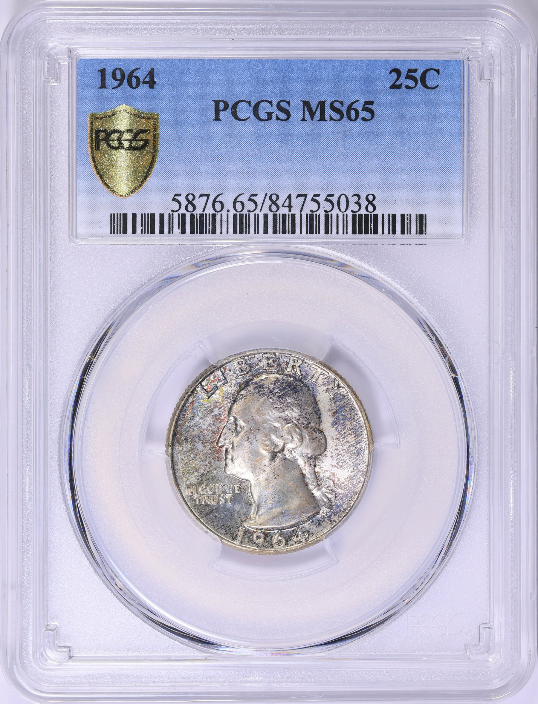 1964 Washington Quarter PCGS MS-65 (Toned) (Item 1851141 ...