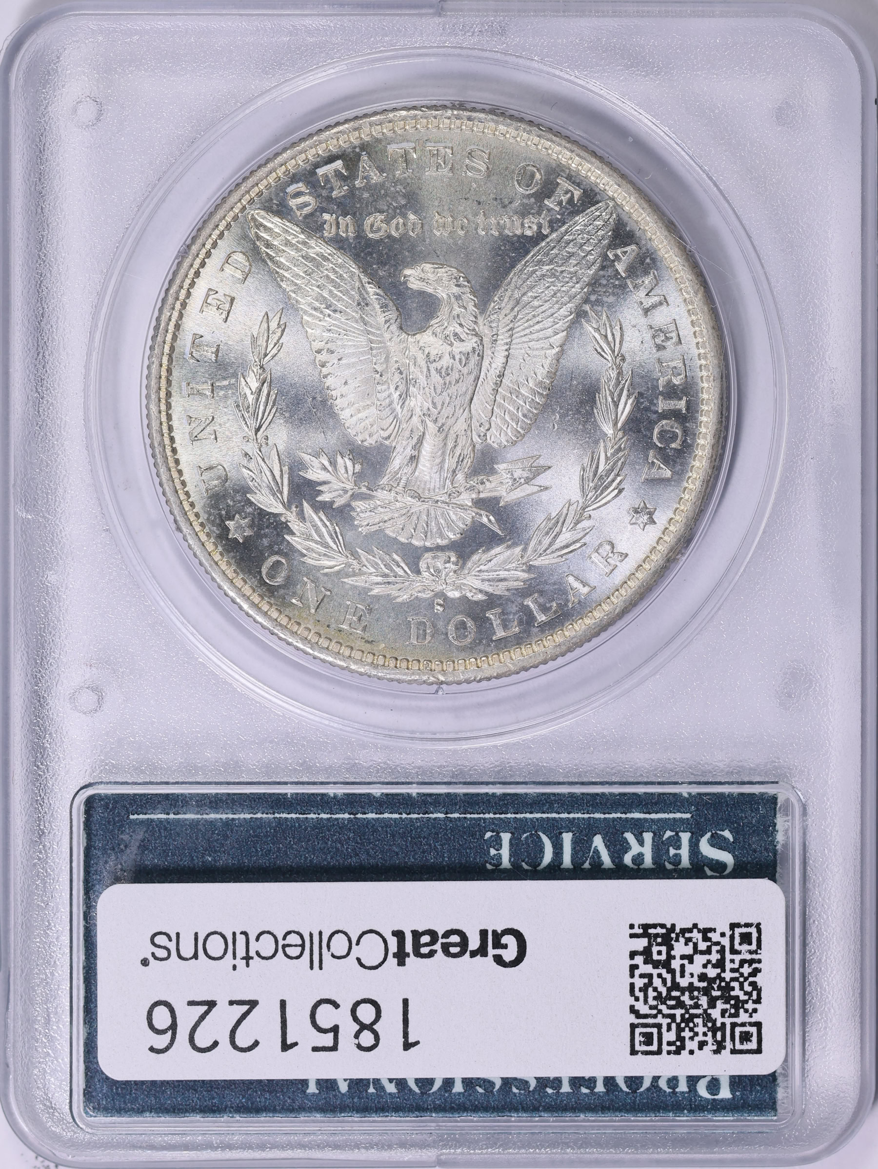 1881-S Morgan Silver Dollar PCGS MS-64 PL (CAC Green) OGH (1st Gen) (Item 1851226 ...