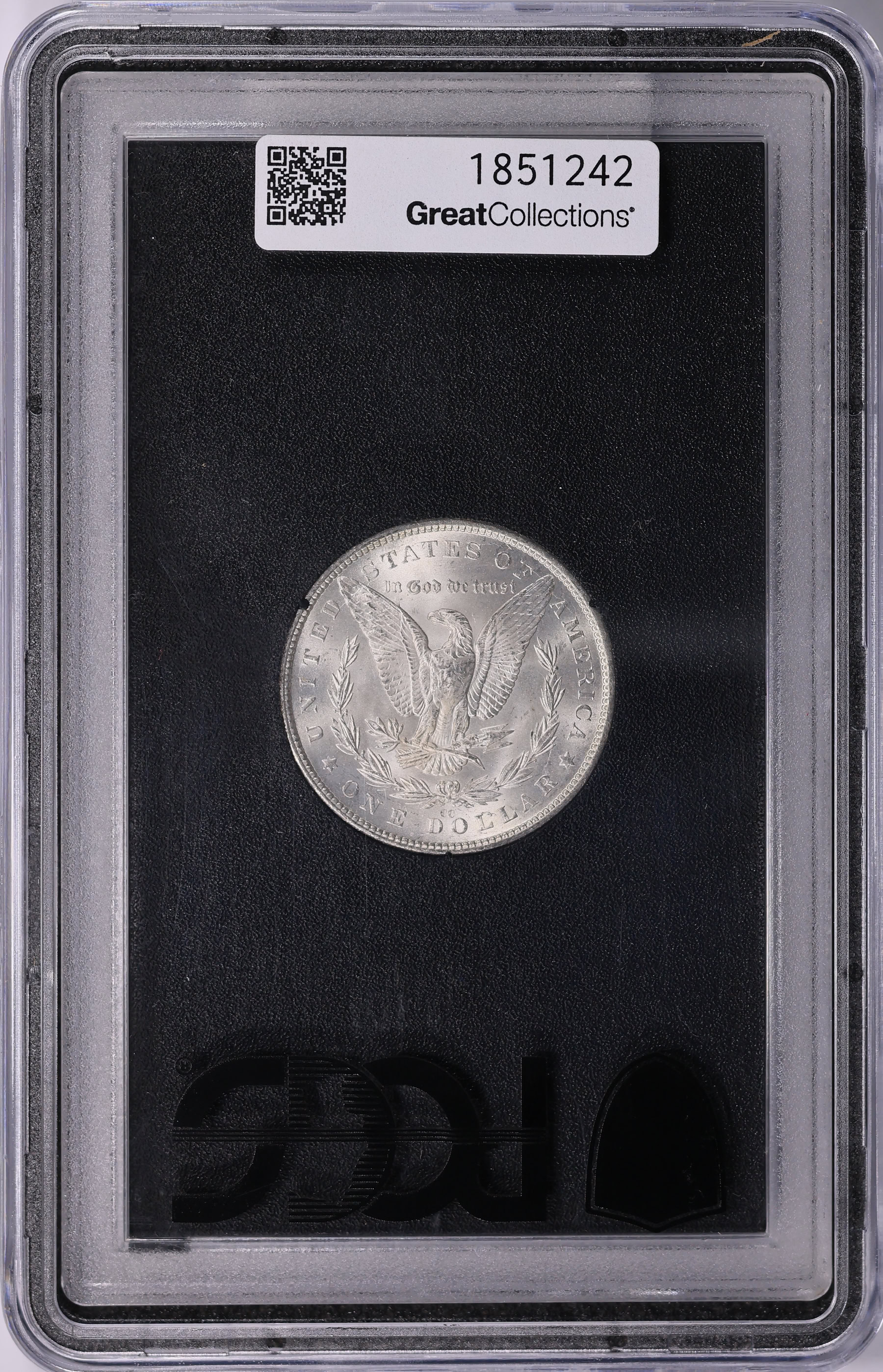 1882-CC Morgan Silver Dollar GSA Hoard PCGS MS-63 (GSA Holder) (Item 1851242) | GreatCollections ...