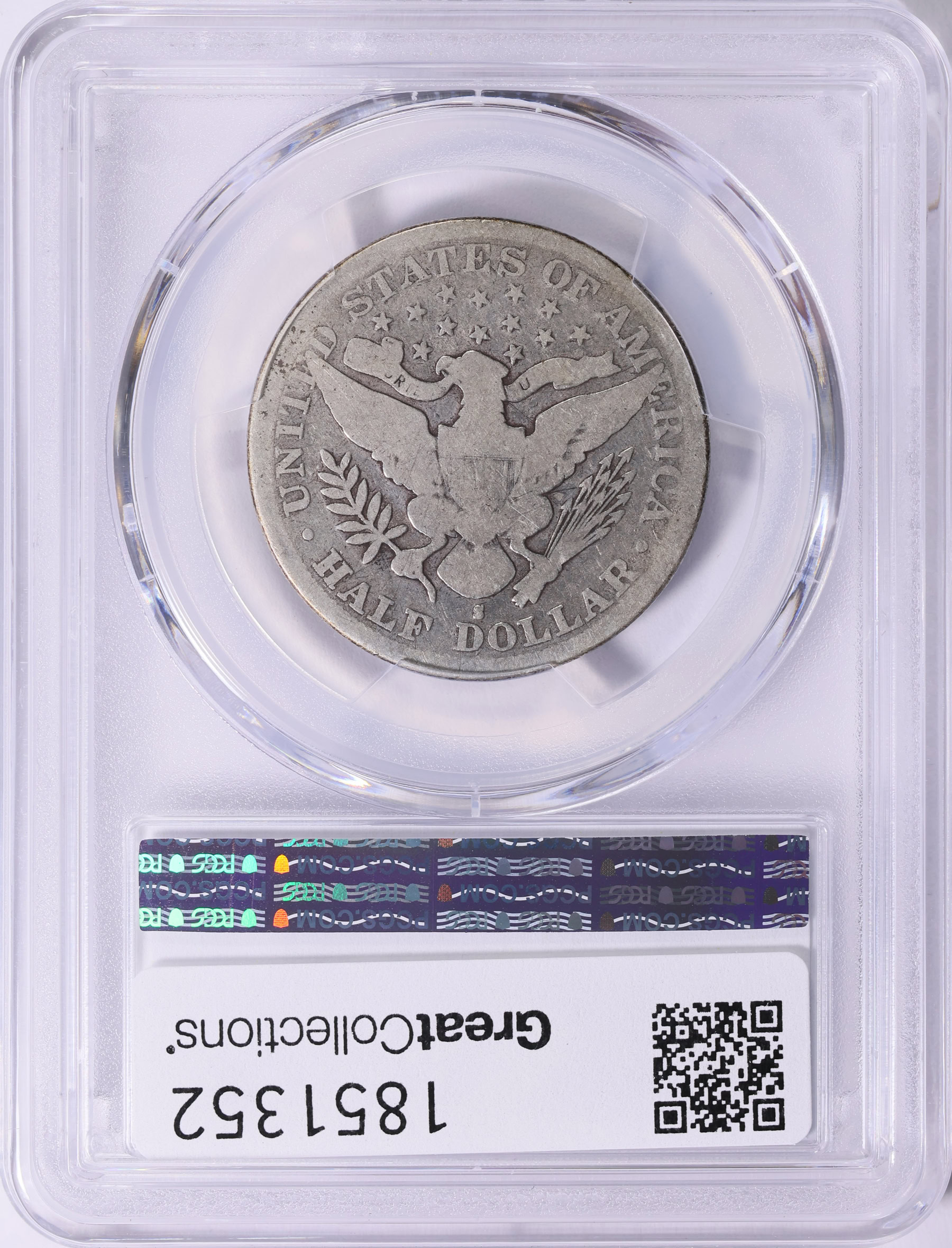 1893-S Barber Half Dollar PCGS G-06 (Item 1851352) | GreatCollections Coin Auctions