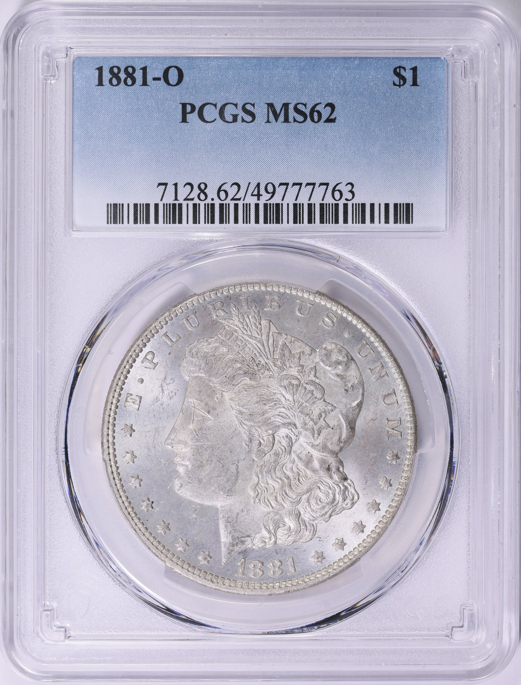 1881-O Morgan Silver Dollar PCGS MS-62 (Item 1851388) | GreatCollections Coin Auctions