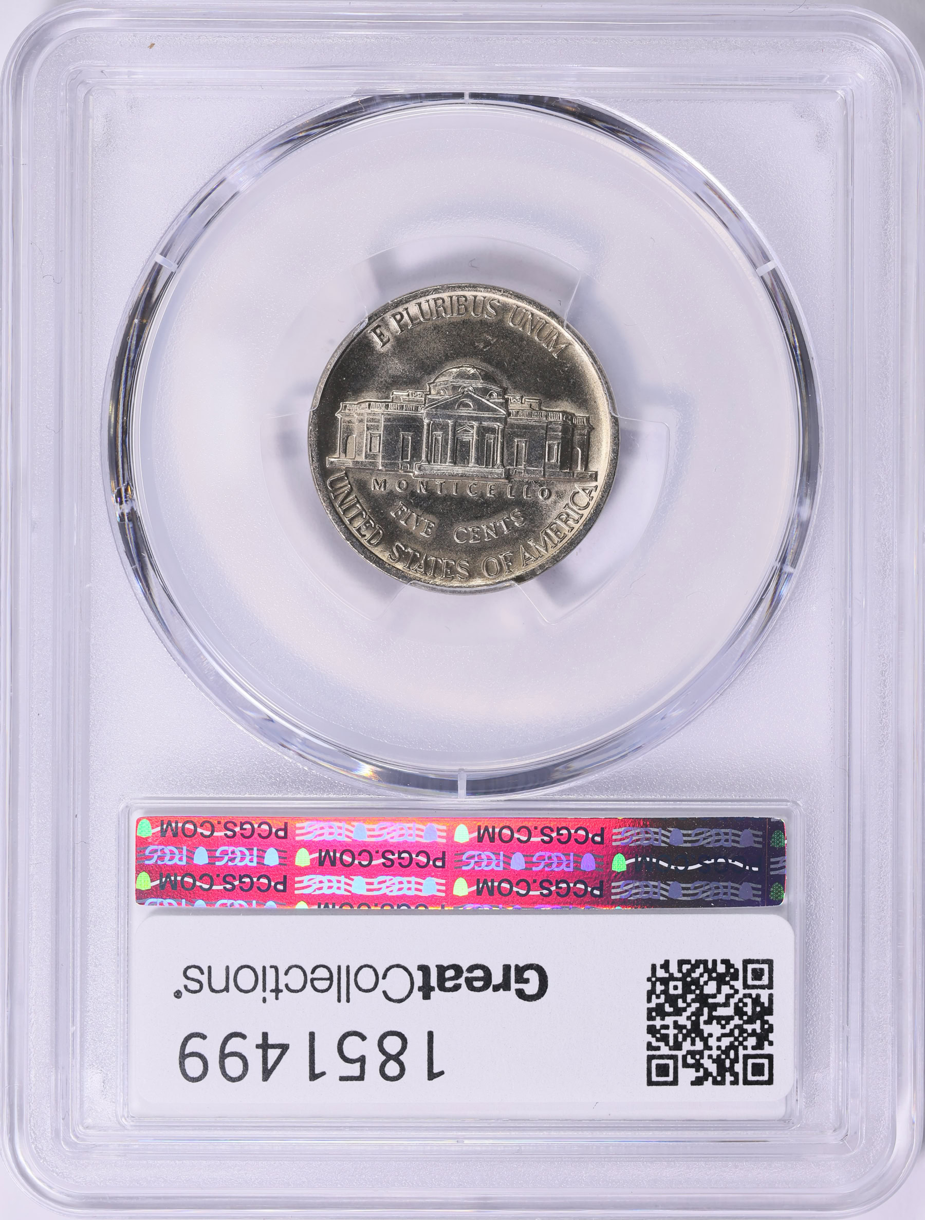 1984-P Jefferson Nickel PCGS MS-65 FS (Item 1851499) | GreatCollections ...