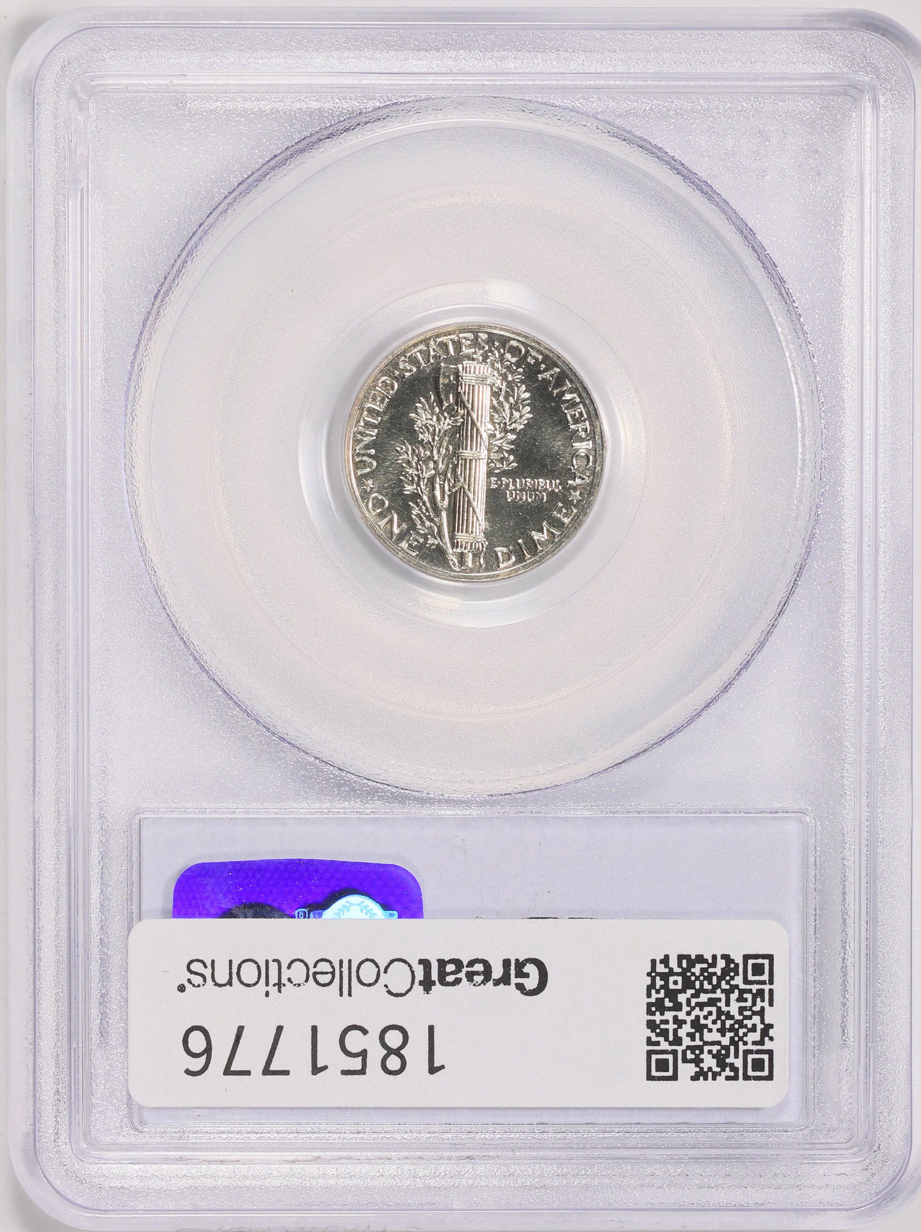 1936 Mercury Dime PCGS Proof-66 (CAC Green) (Item 1851776) | GreatCollections Coin Auctions