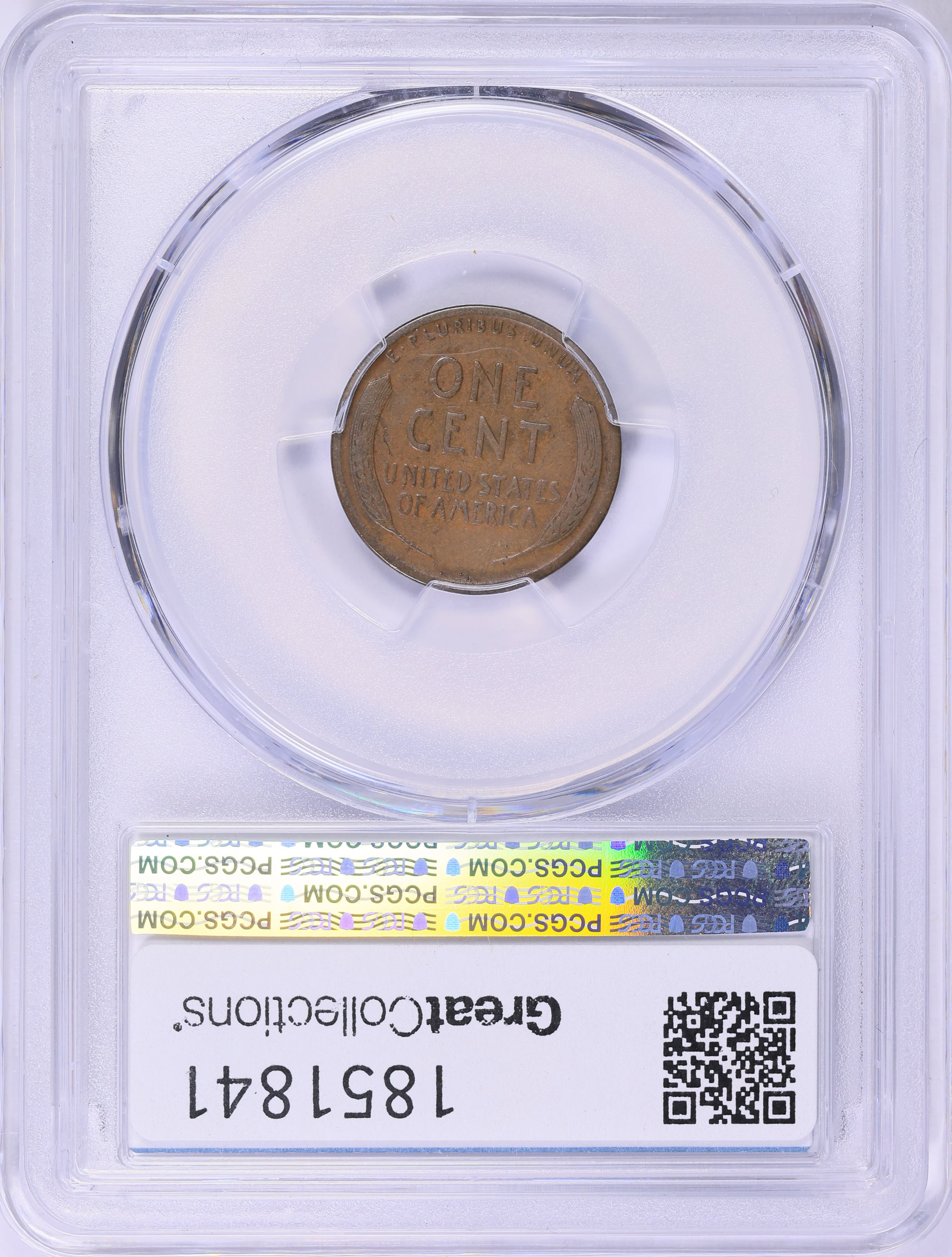 1922-No D Lincoln Cent Strong Reverse PCGS VG-10 BN (CAC Green) (Item 1851841 ...