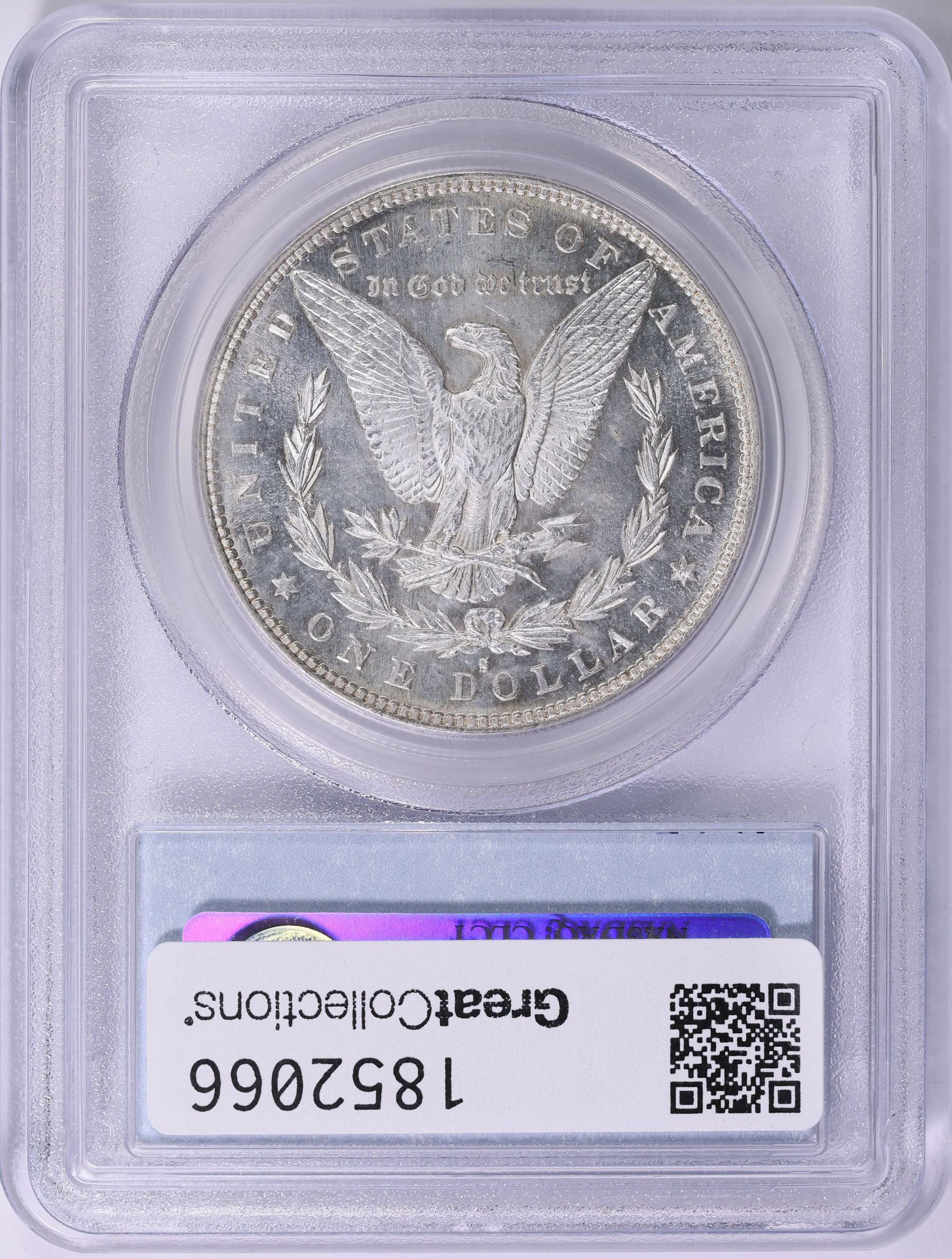 1882-S Morgan Silver Dollar PCGS MS-63 (Item 1852066) | GreatCollections Coin Auctions