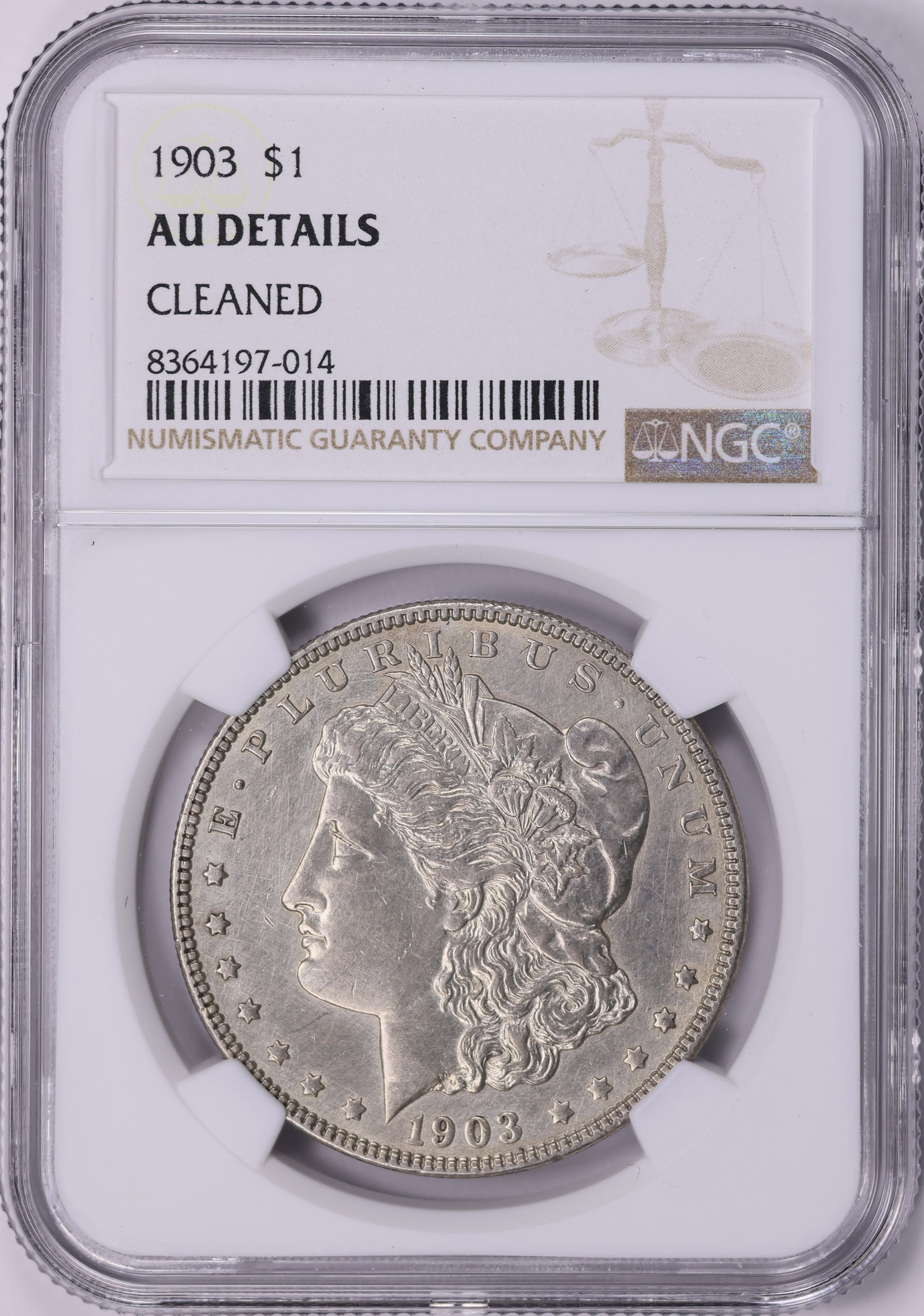 1903 Morgan Silver Dollar NGC AU Details (Item 1852171 ...