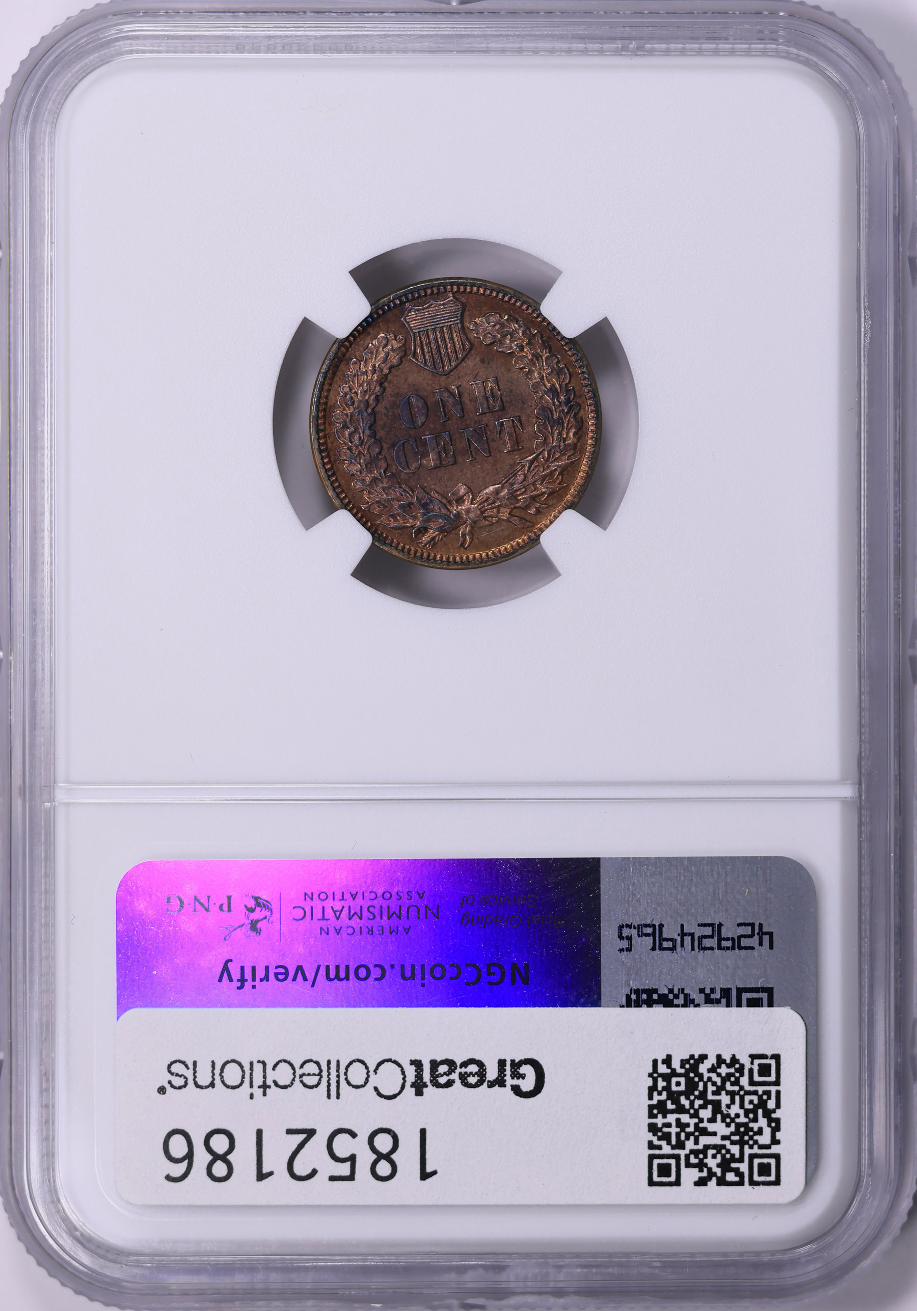 1879 Indian Cent NGC Unc Details (Art. Toned) (Item 1852186 ...
