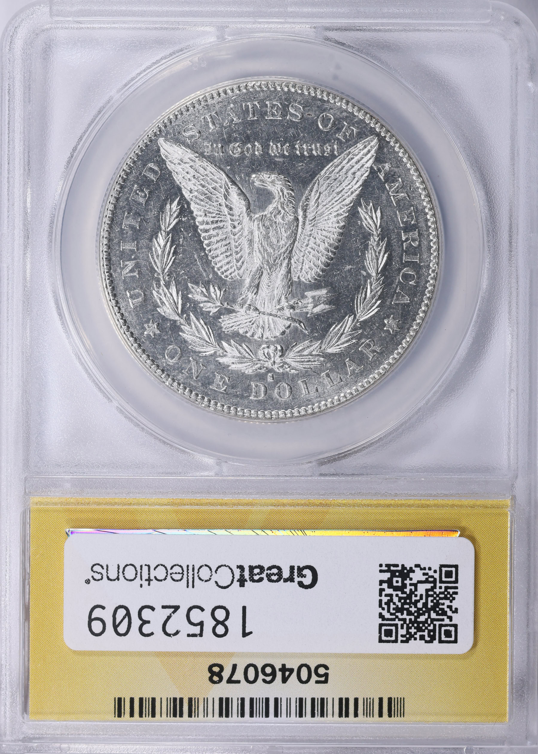 1878-S Morgan Silver Dollar Lava Wing VAM-50 Hitlist 40 ANACS AU-58 PL ...