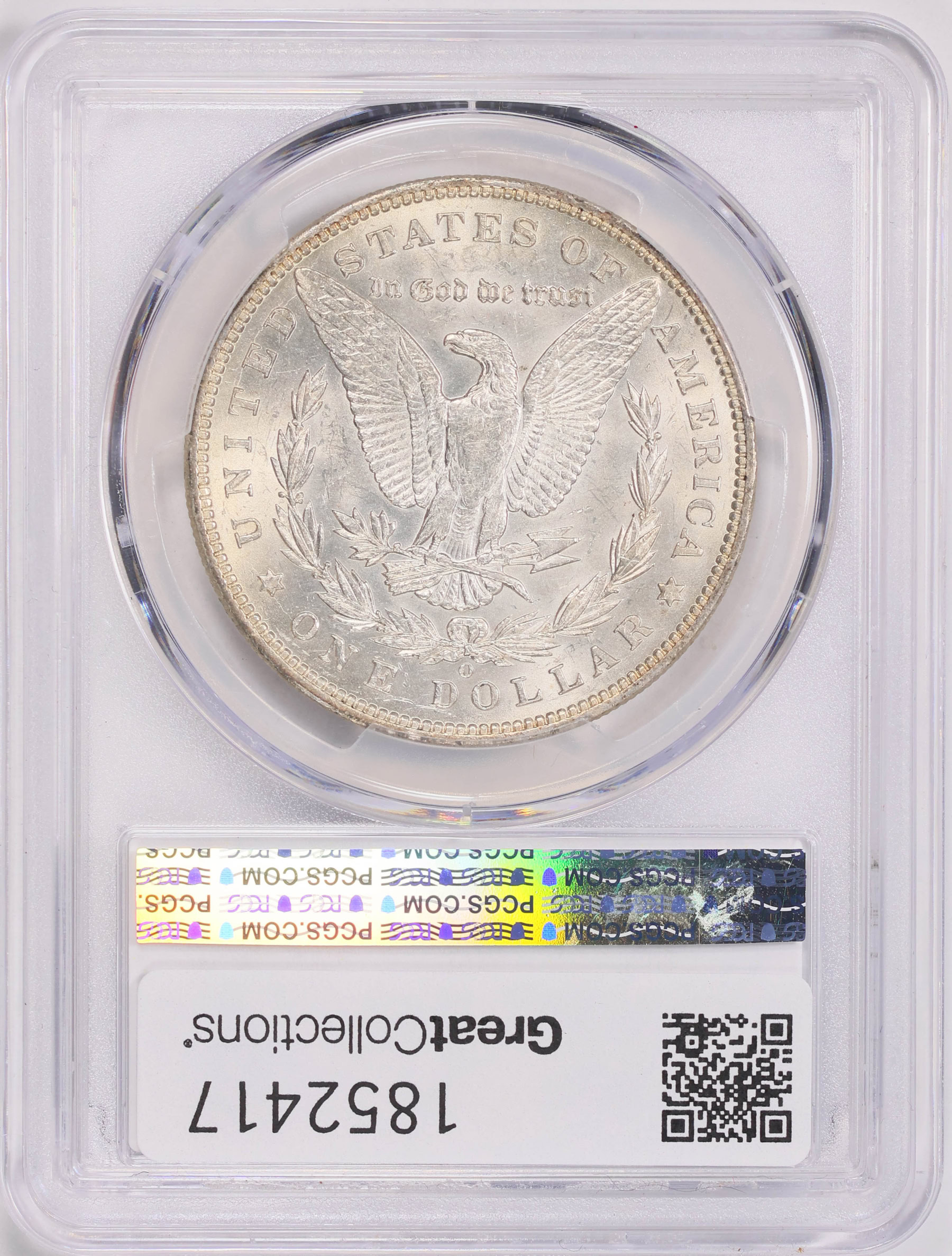 1896-O Morgan Silver Dollar PCGS AU-58 (Item 1852417) | GreatCollections Coin Auctions