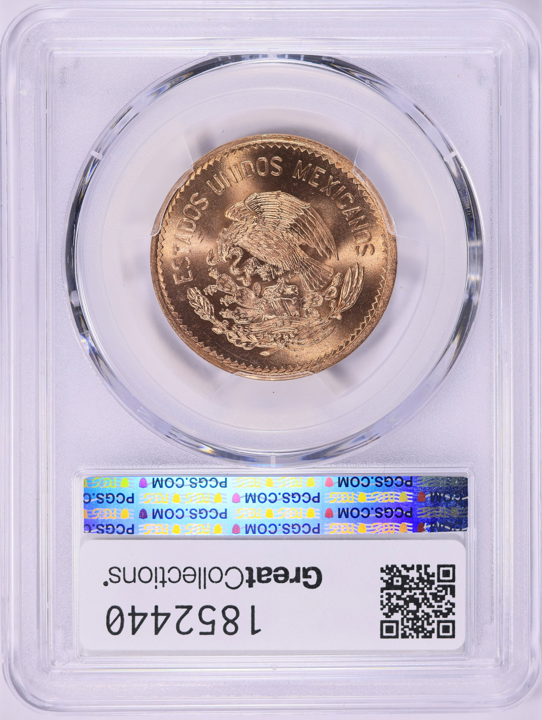 Mexico 1953-Mo 20 Centavos KM-439 PCGS MS-65 RD (Item 1852440 ...