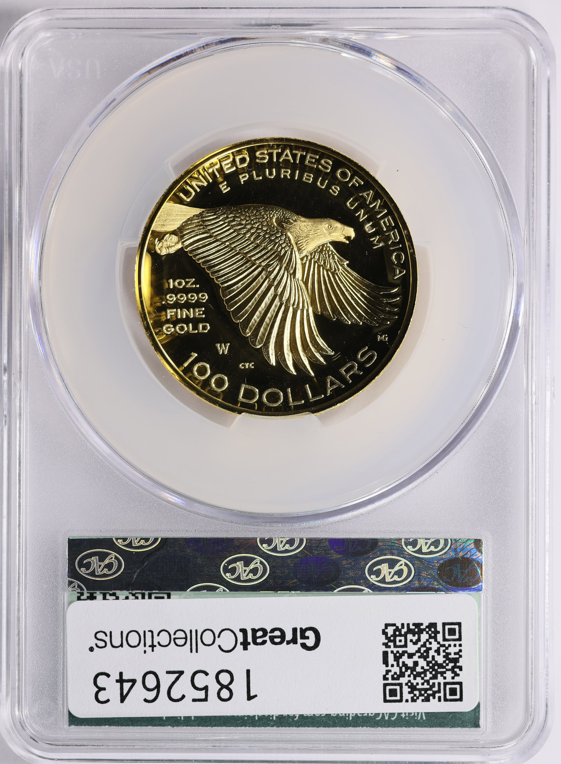 2017-W Gold $100 American Liberty High Relief 225th Anniversary U.S ...