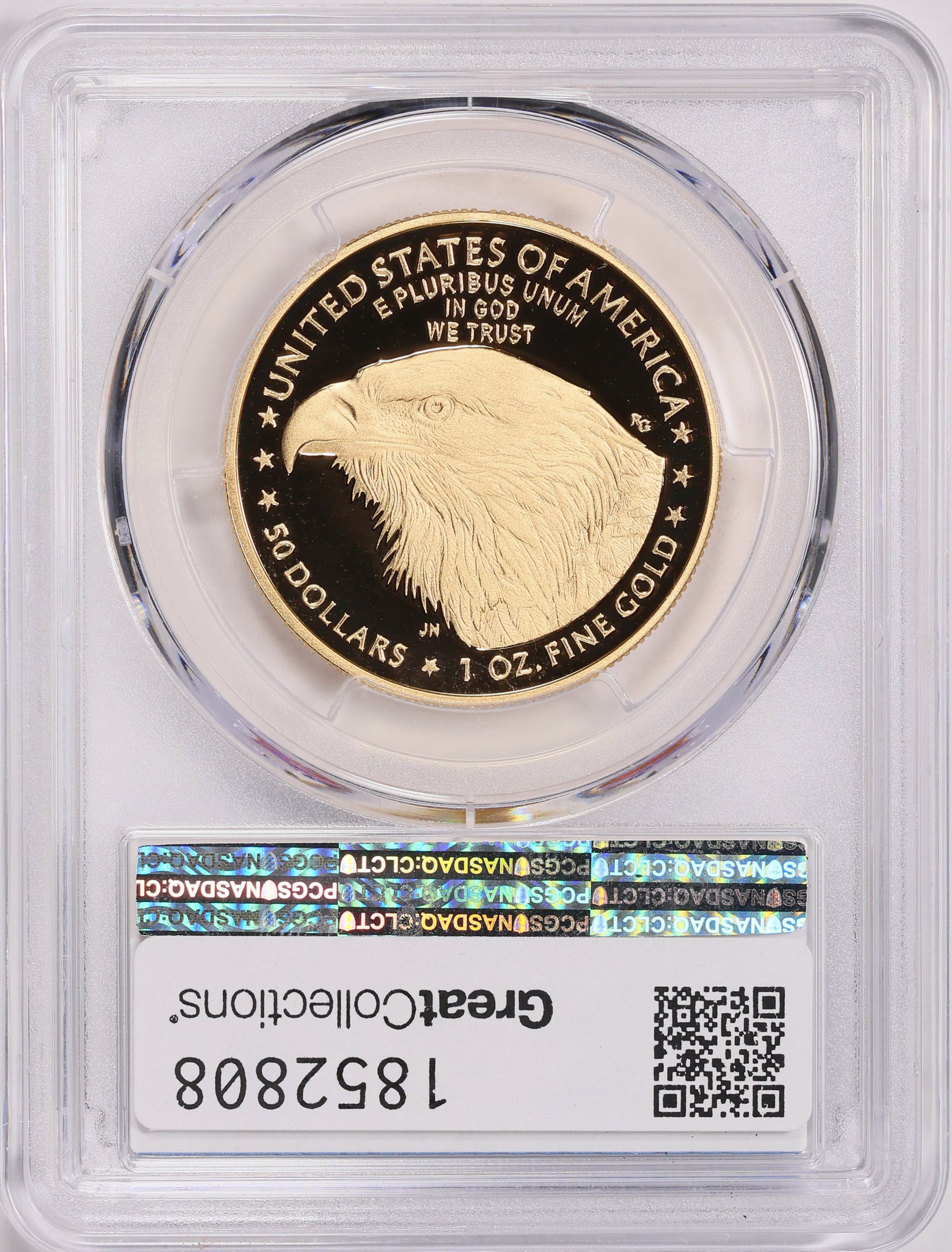 2021-W $50 One-Ounce Gold American Eagle Type 2 First Strike PCGS Proof-70 DCAM (Item 1852808 ...