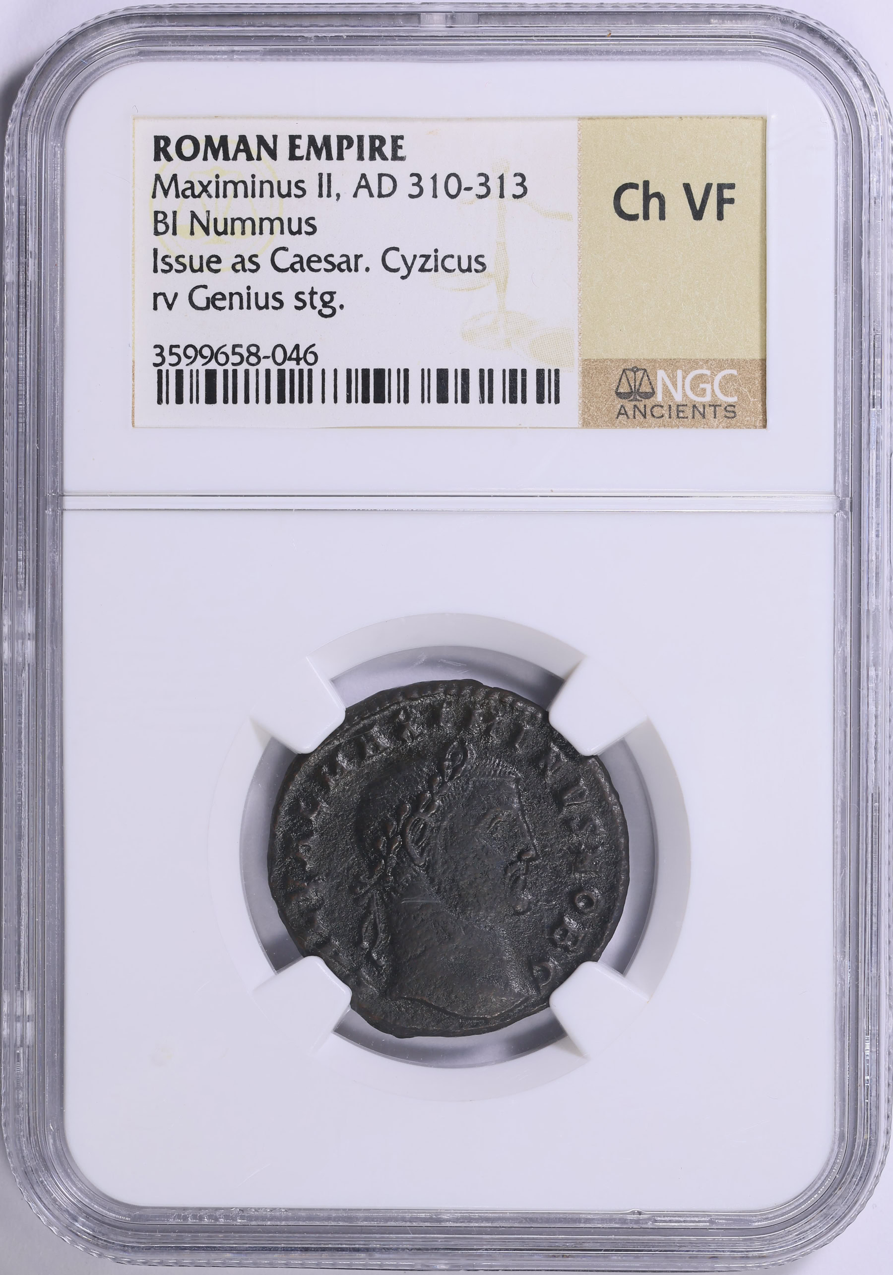Ancient Roman Empire, Maximinus II as Caesar (A.D. 305-309) c.A.D. 309 ...