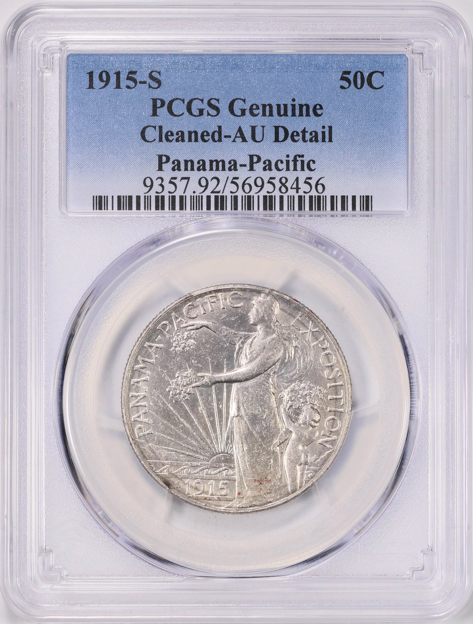 1915-S Panama-Pacific Exposition Half Dollar PCGS Genuine AU Details (Item 1852930 ...