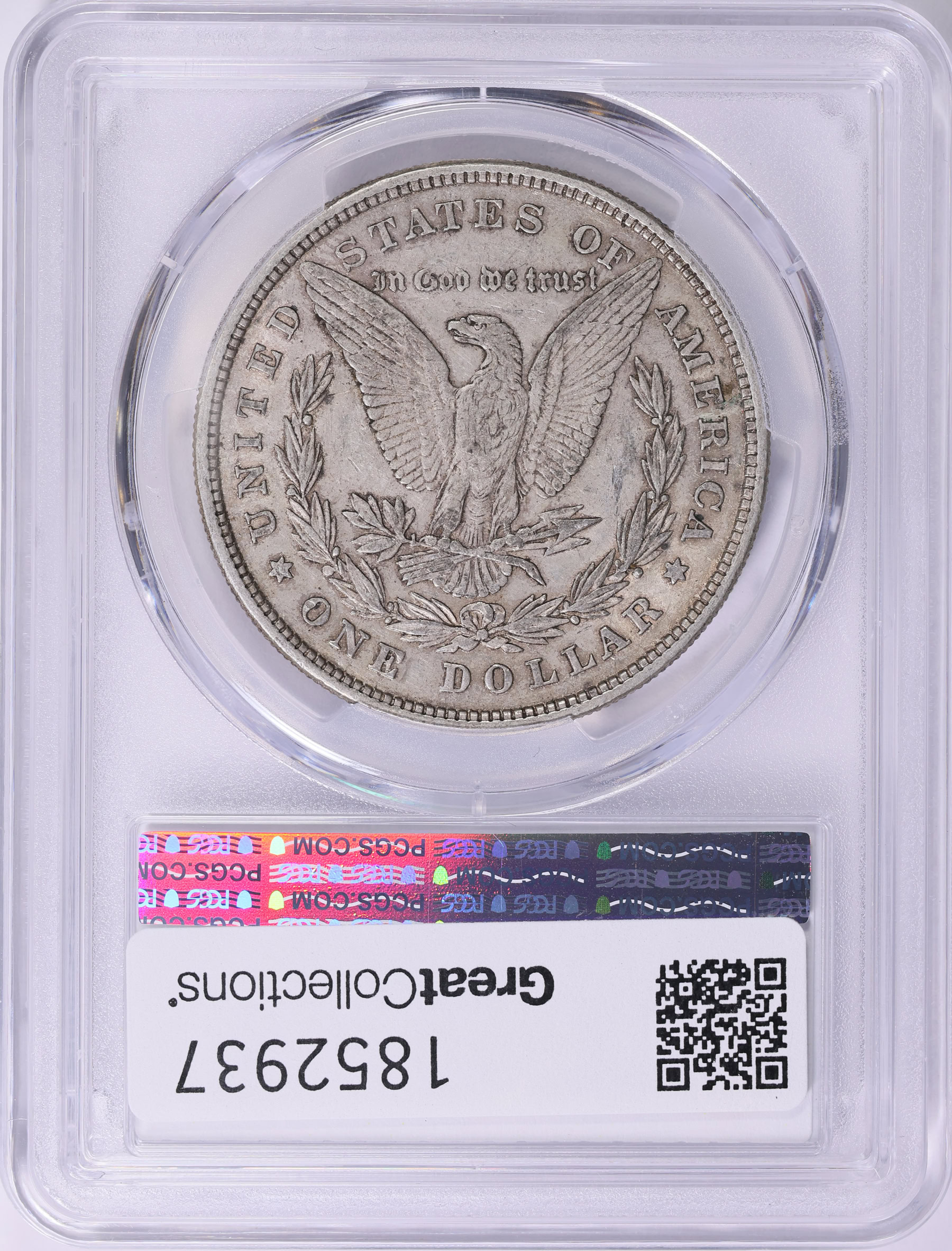 1878 Morgan Silver Dollar 8 Tailfeathers PCGS XF-45 (Item 1852937) | GreatCollections Coin Auctions
