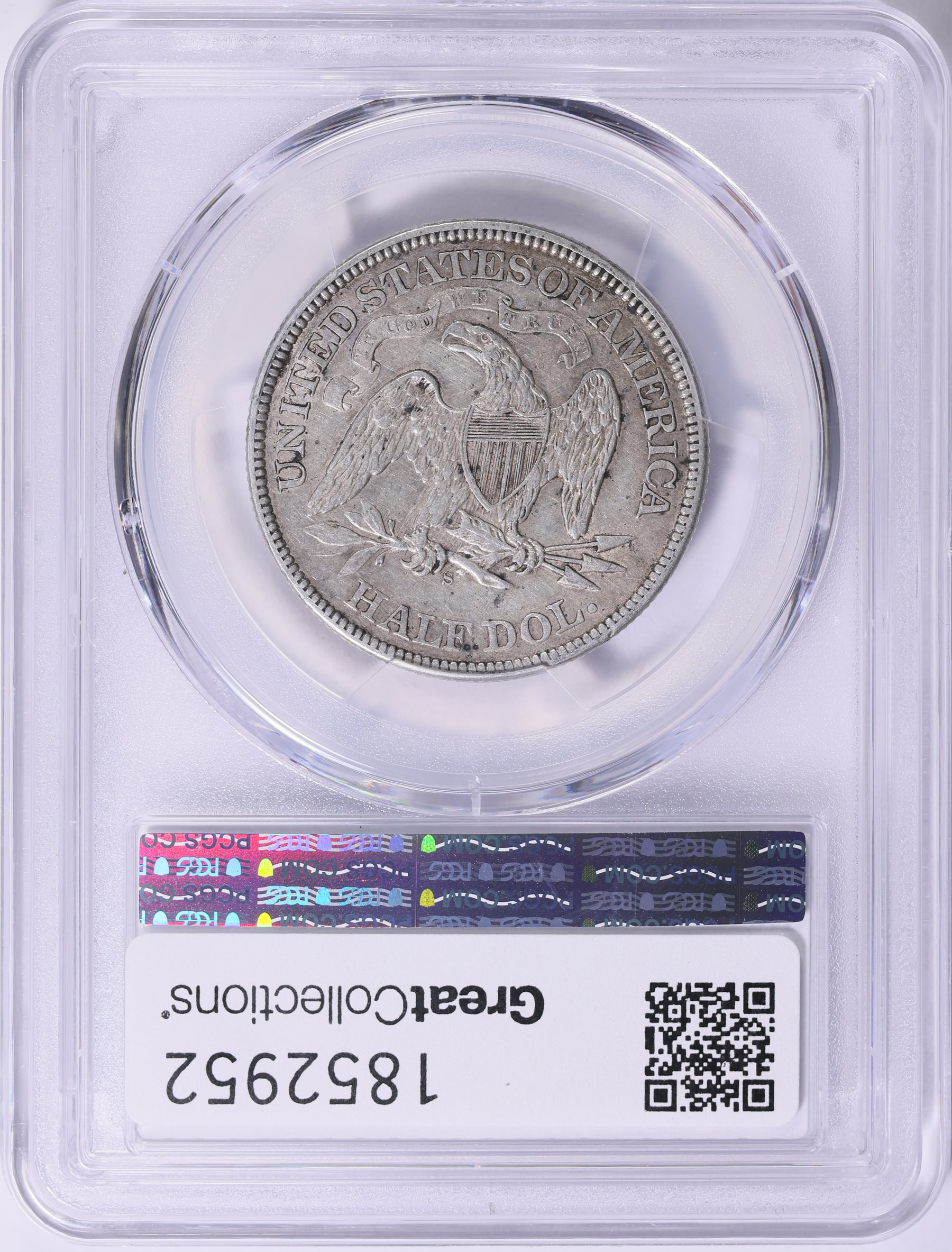 1874-S Seated Liberty Half Dollar Arrows PCGS Genuine XF Details (Item 1852952 ...