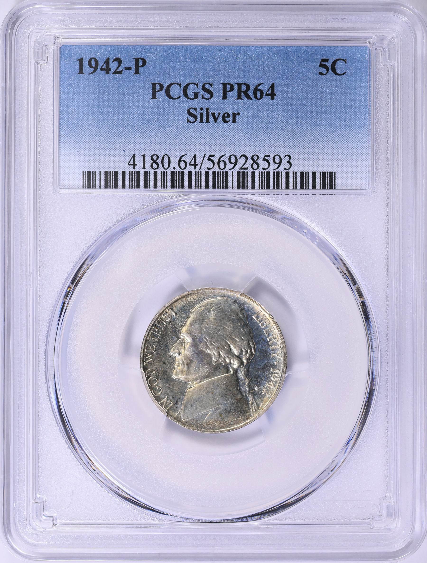 1942-P Jefferson Nickel Type 2 PCGS Proof-64 (Item 1853002 ...