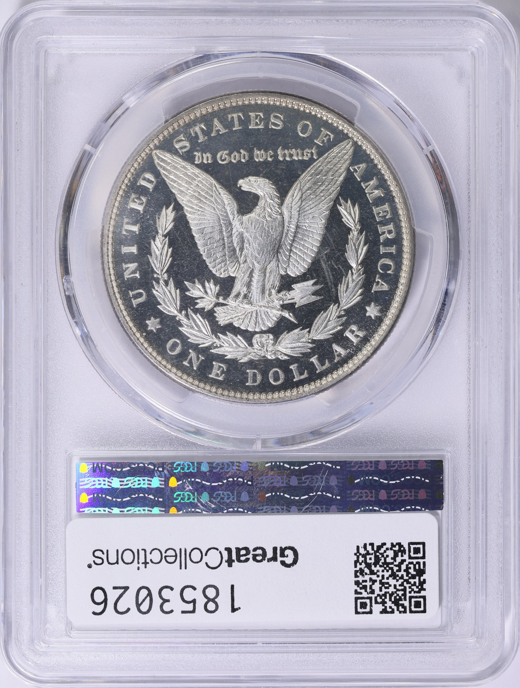 1885 Morgan Silver Dollar PCGS Proof-67 CAMEO (Item 1853026) | GreatCollections Coin Auctions