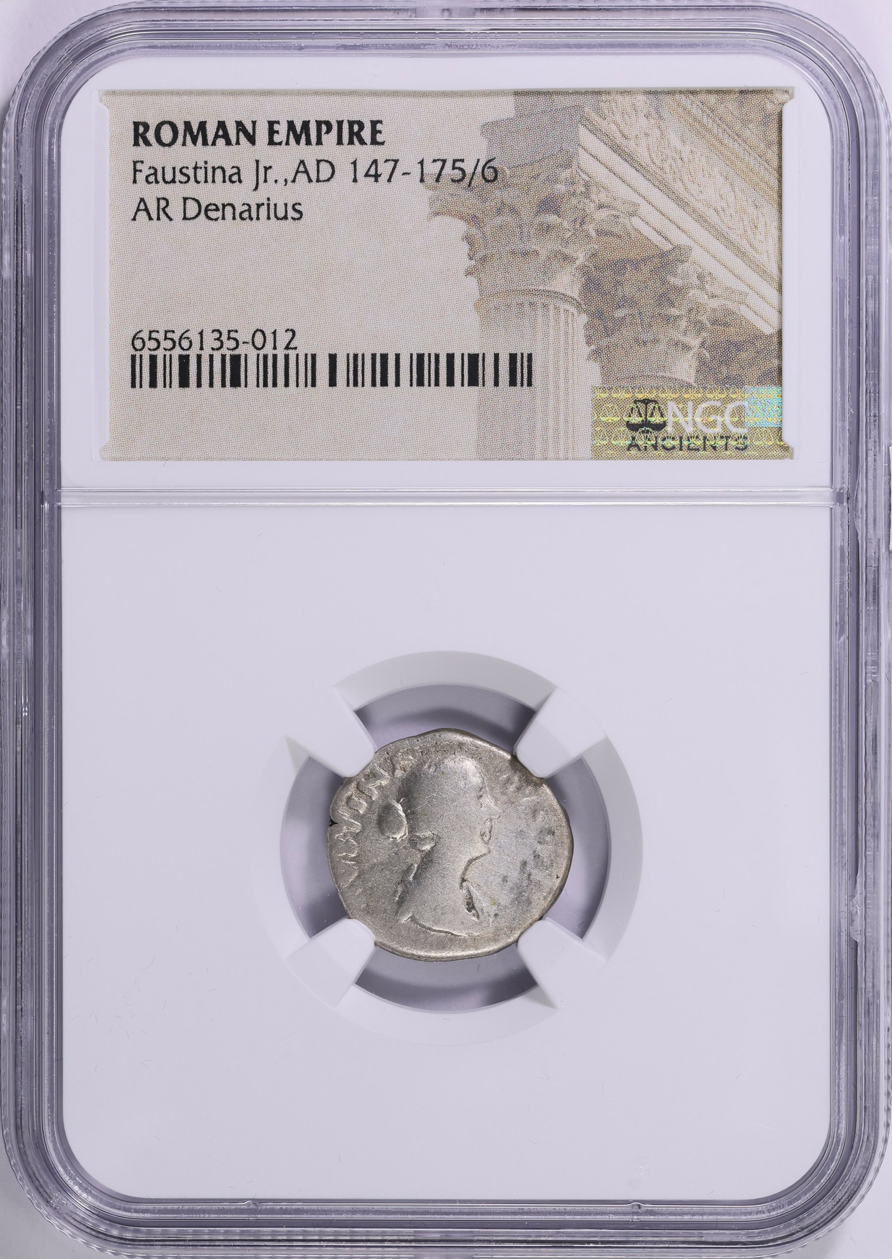 Ancient Roman Empire, Faustina Junior Augusta (A.D. 147-176) c.A.D. 161 ...