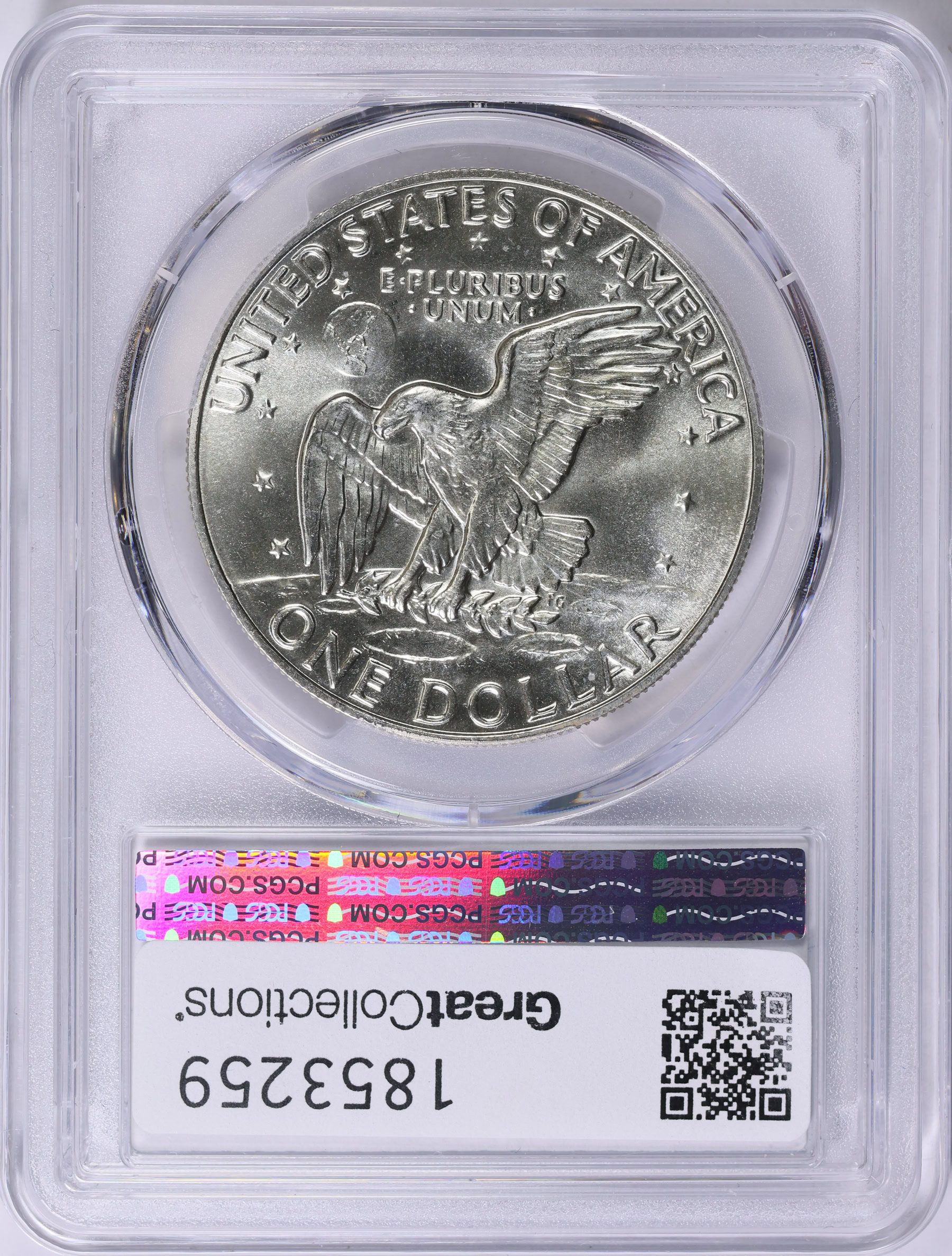 1974-S Eisenhower Dollar Silver PCGS MS-68+ (CAC Green) (Item 1853259) | GreatCollections Coin ...