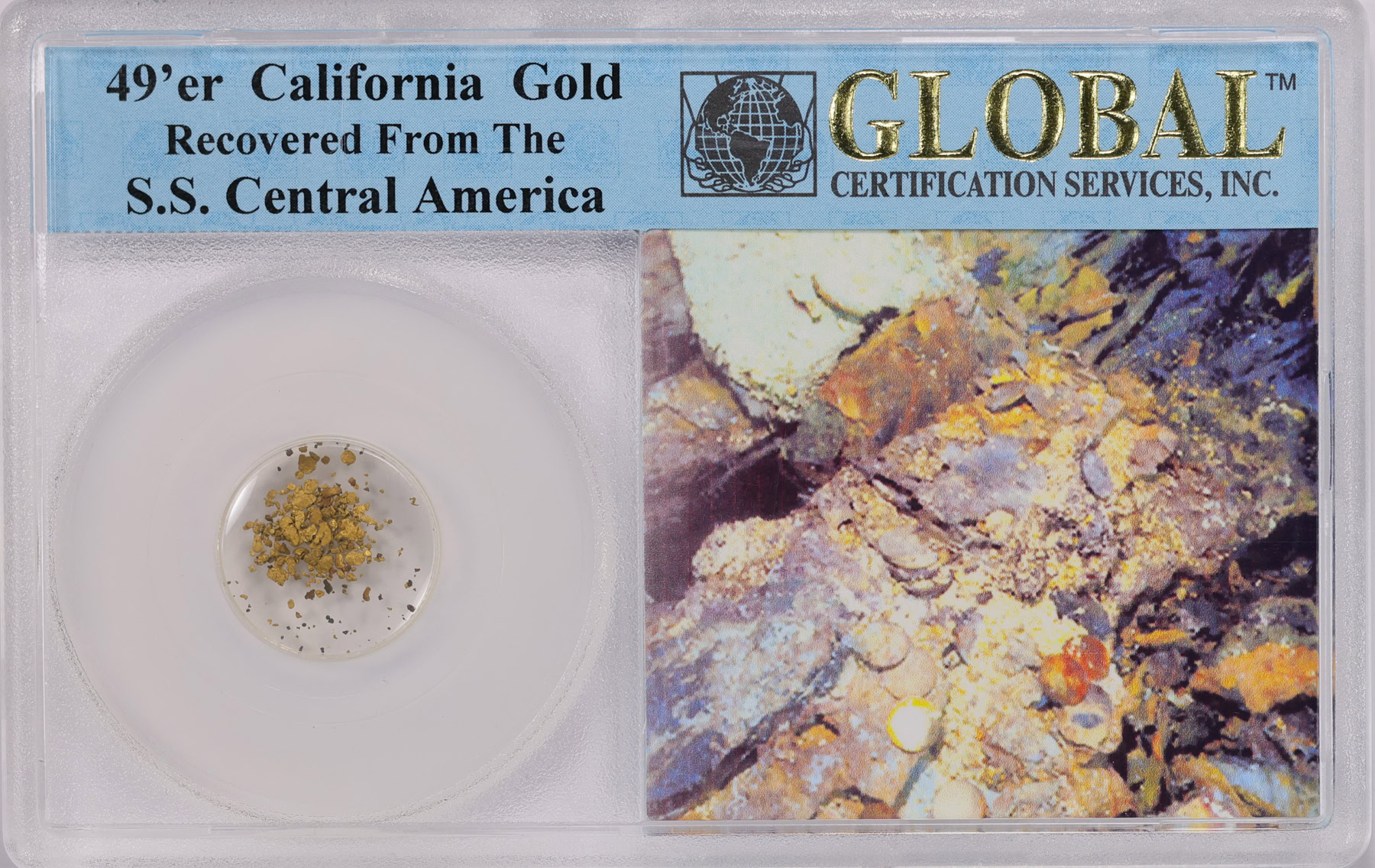 49'er California Gold Pinch Recovered From the Shipwreck S.S. Central ...