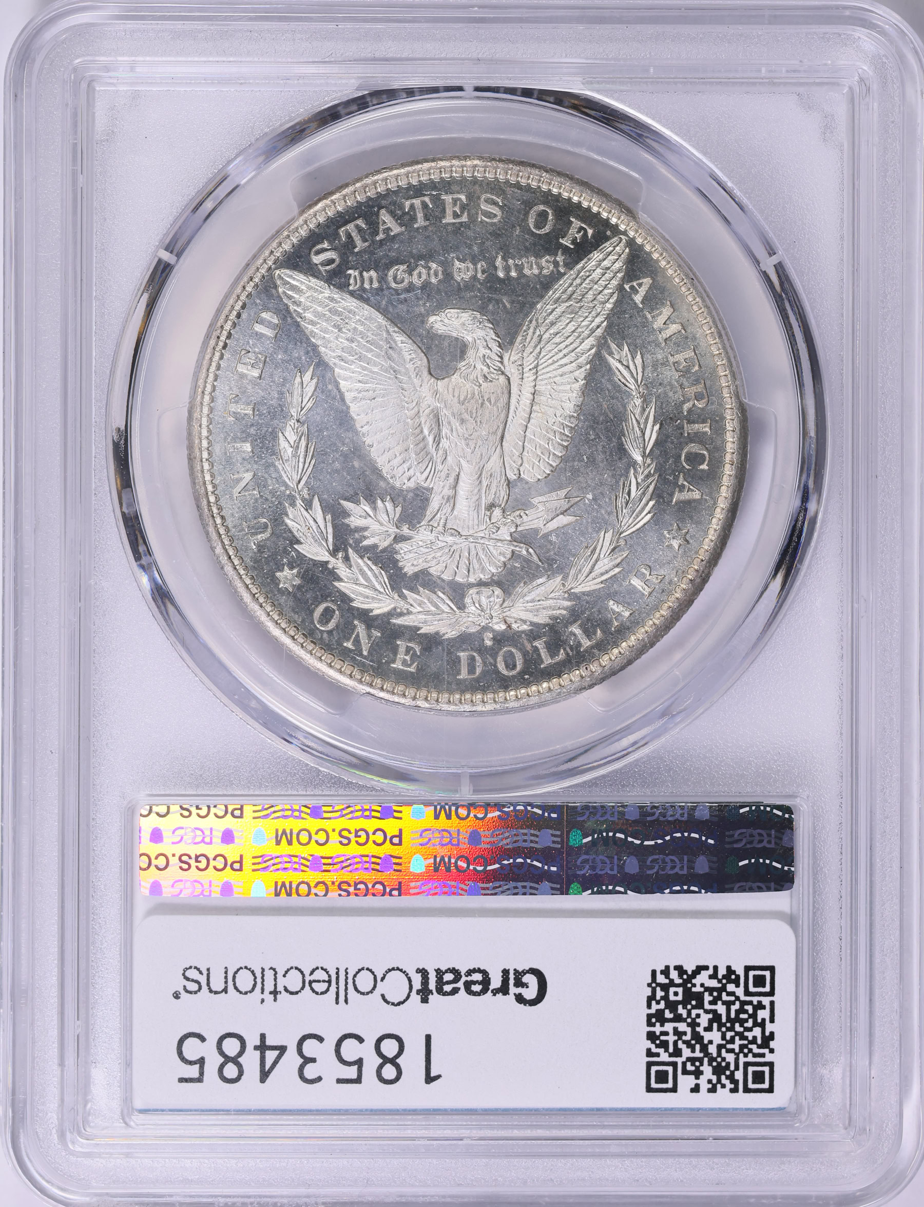 1897-S Morgan Silver Dollar PCGS MS-66 PL (CAC Green) (Item 1853485) | GreatCollections Coin ...