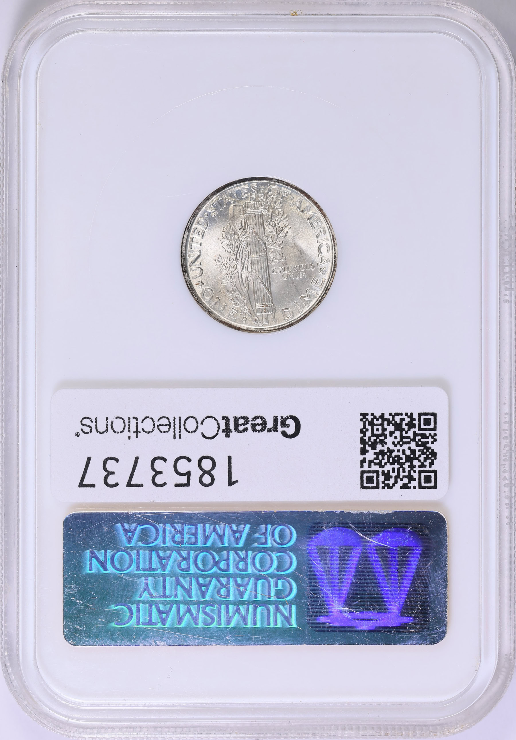 1941-S Mercury Dime NGC MS-66 (CAC Gold) OH (Toned) (Item 1853737) | GreatCollections Coin Auctions