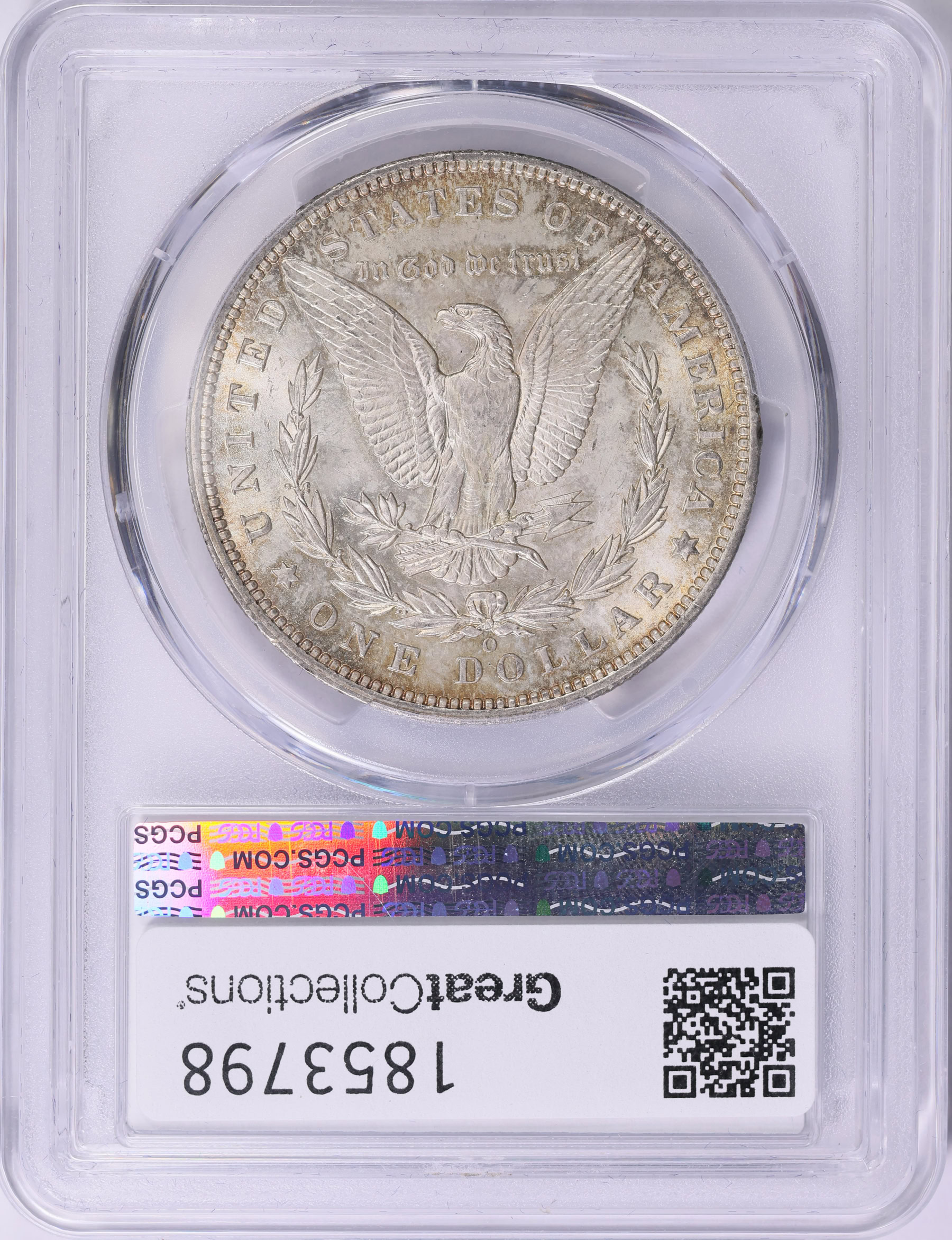 1896-O Morgan Silver Dollar PCGS MS-62+ (CAC Green) (Item 1853798) | GreatCollections Coin Auctions