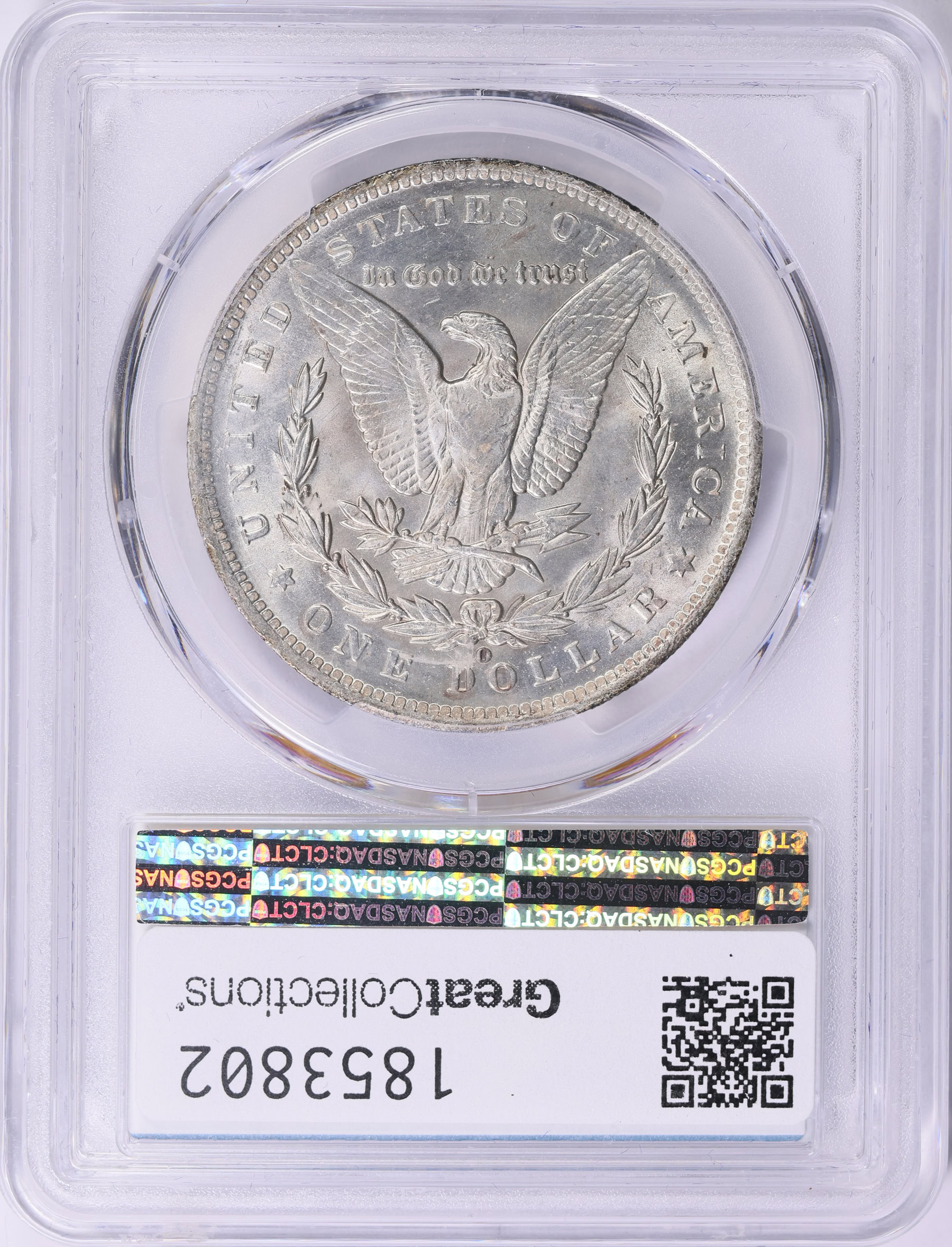 1891-O Morgan Silver Dollar PCGS MS-64 (CAC Green) (Item 1853802) | GreatCollections Coin Auctions
