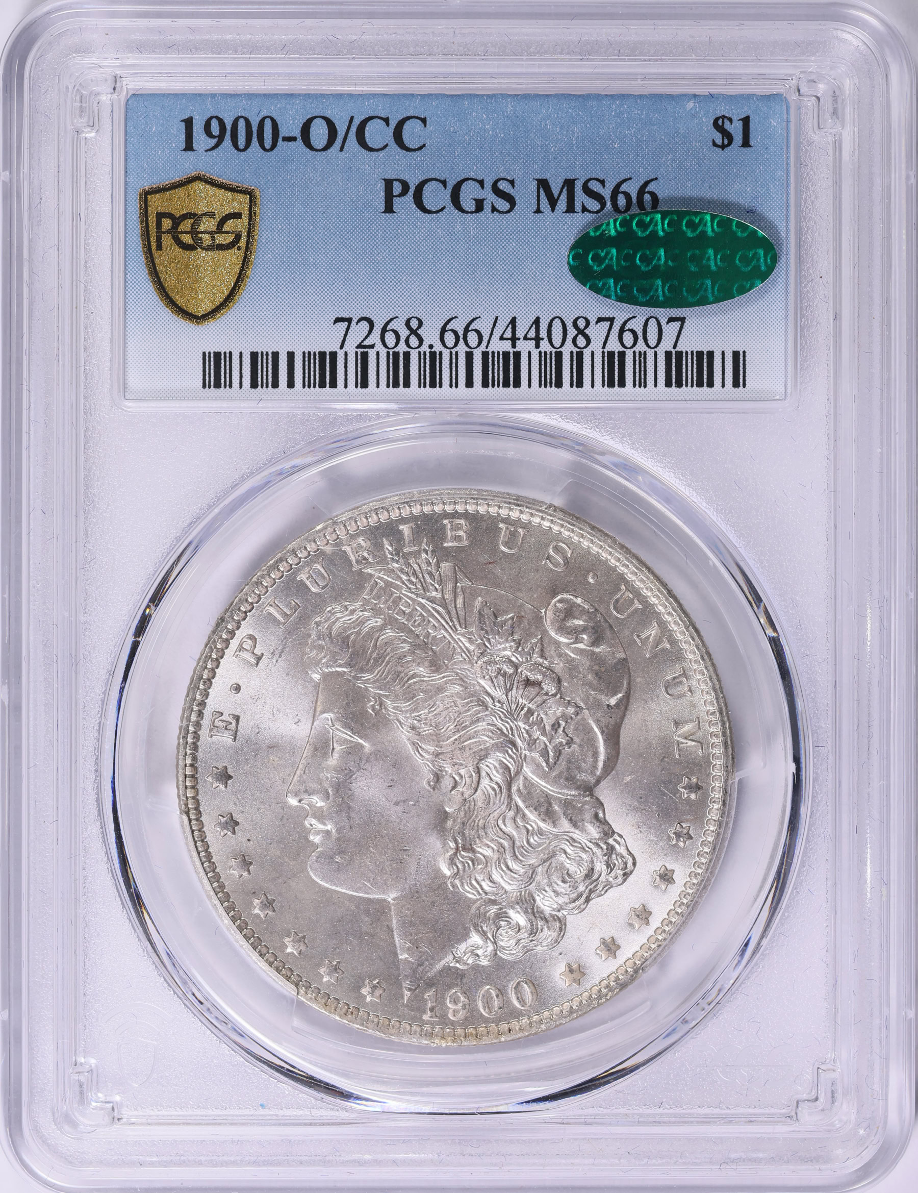 1900-O/CC Morgan Silver Dollar PCGS MS-66 (CAC Green) (Item 1853814) | GreatCollections Coin ...